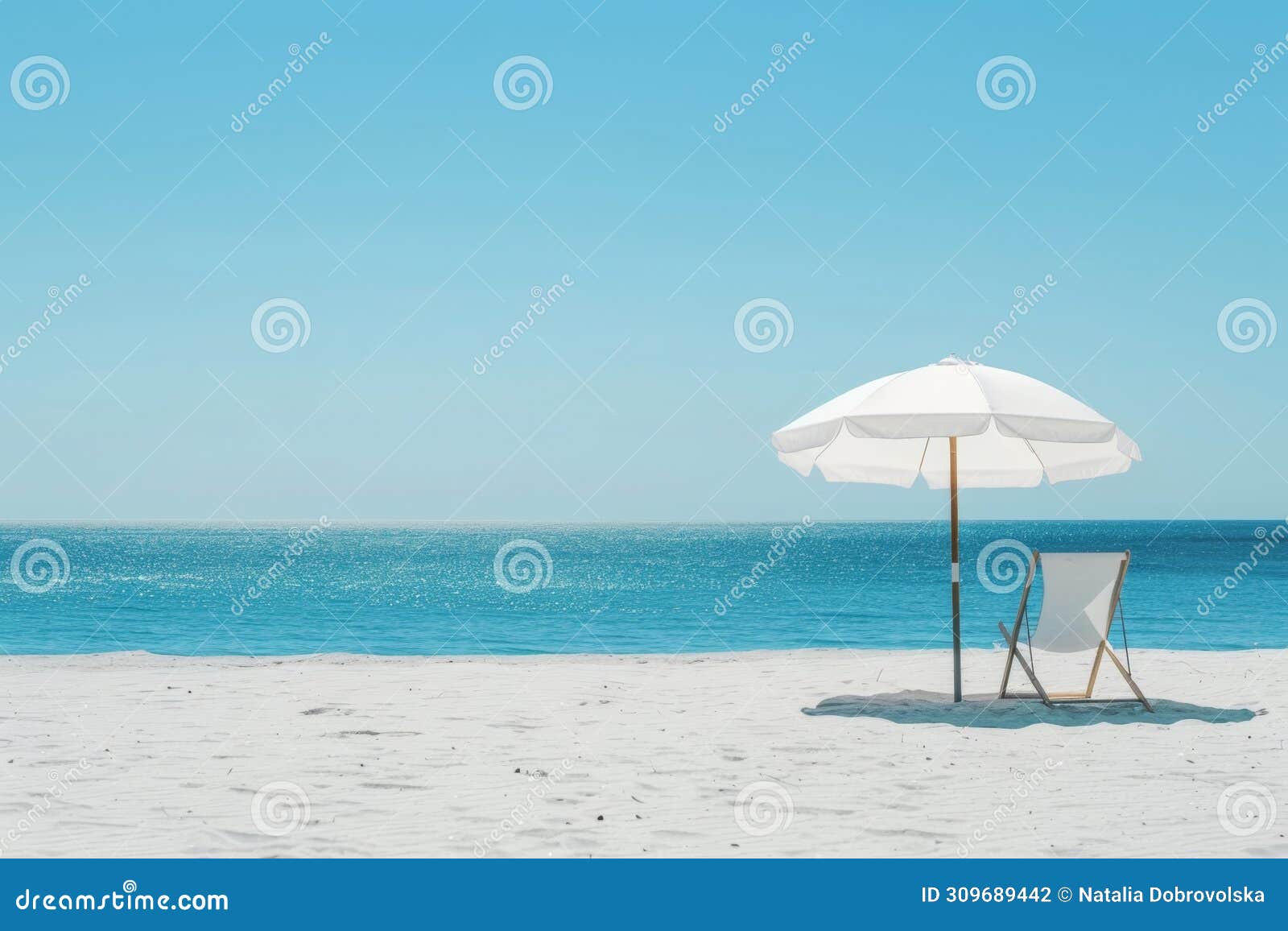 Sunny Summer Beach Season Concept Stock Photo - Image of umbrella ...
