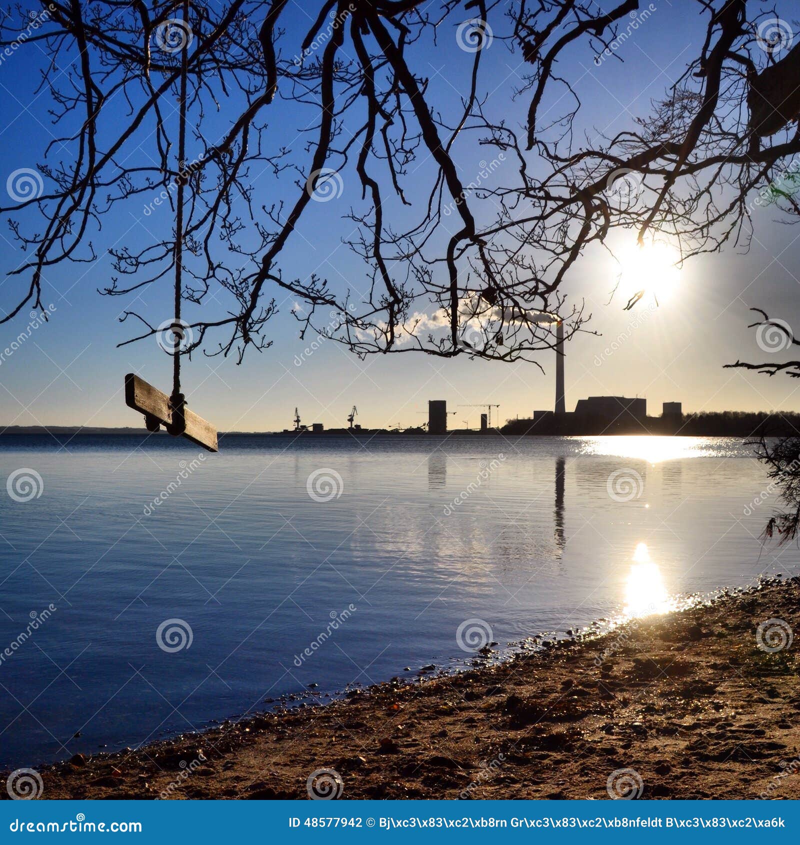 Sunny Sunday stock photo. Image of beach, denmark, water - 48577942