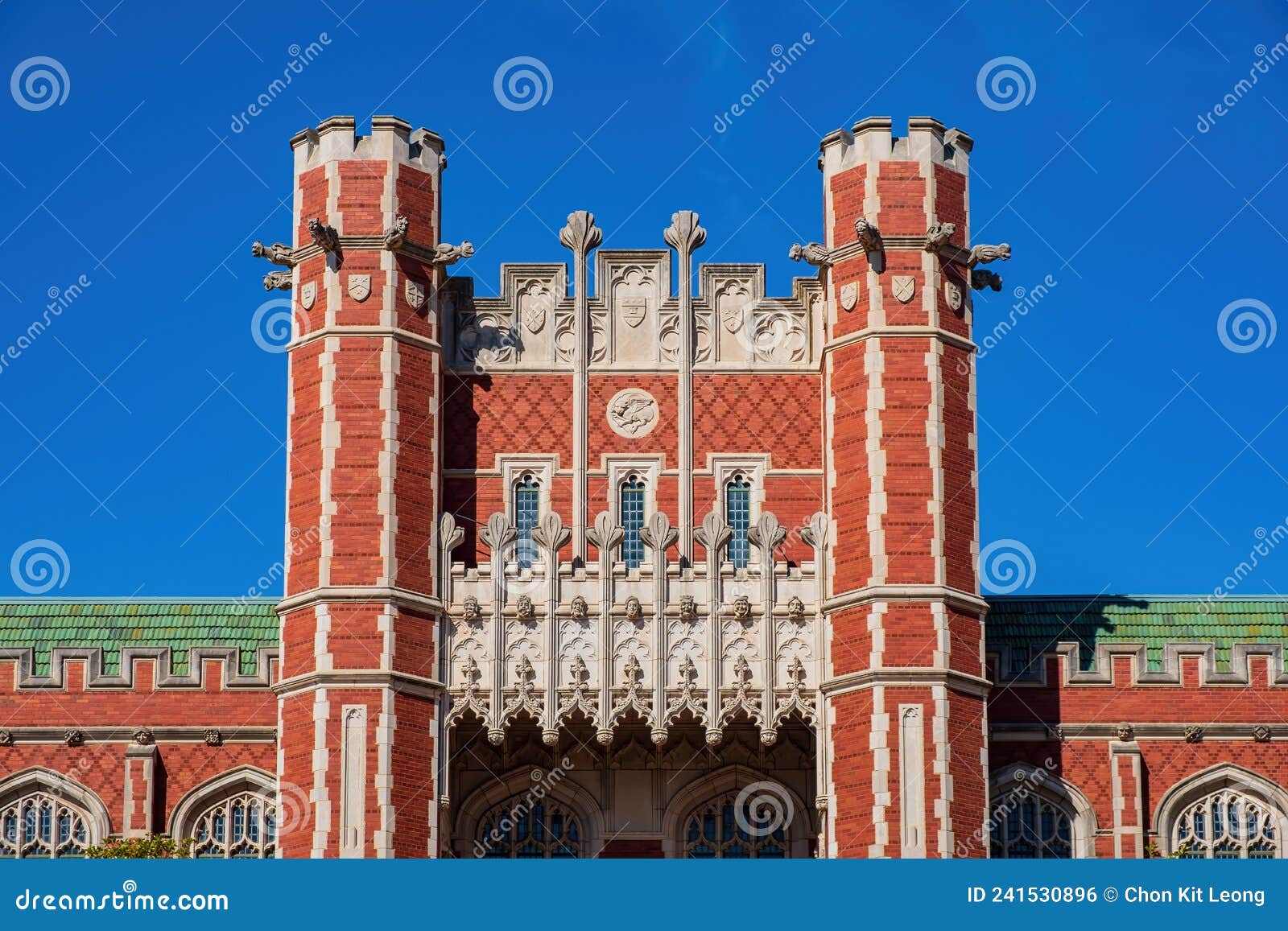 Sunny View of the Bizzell Memorial Library Stock Photo - Image of ...