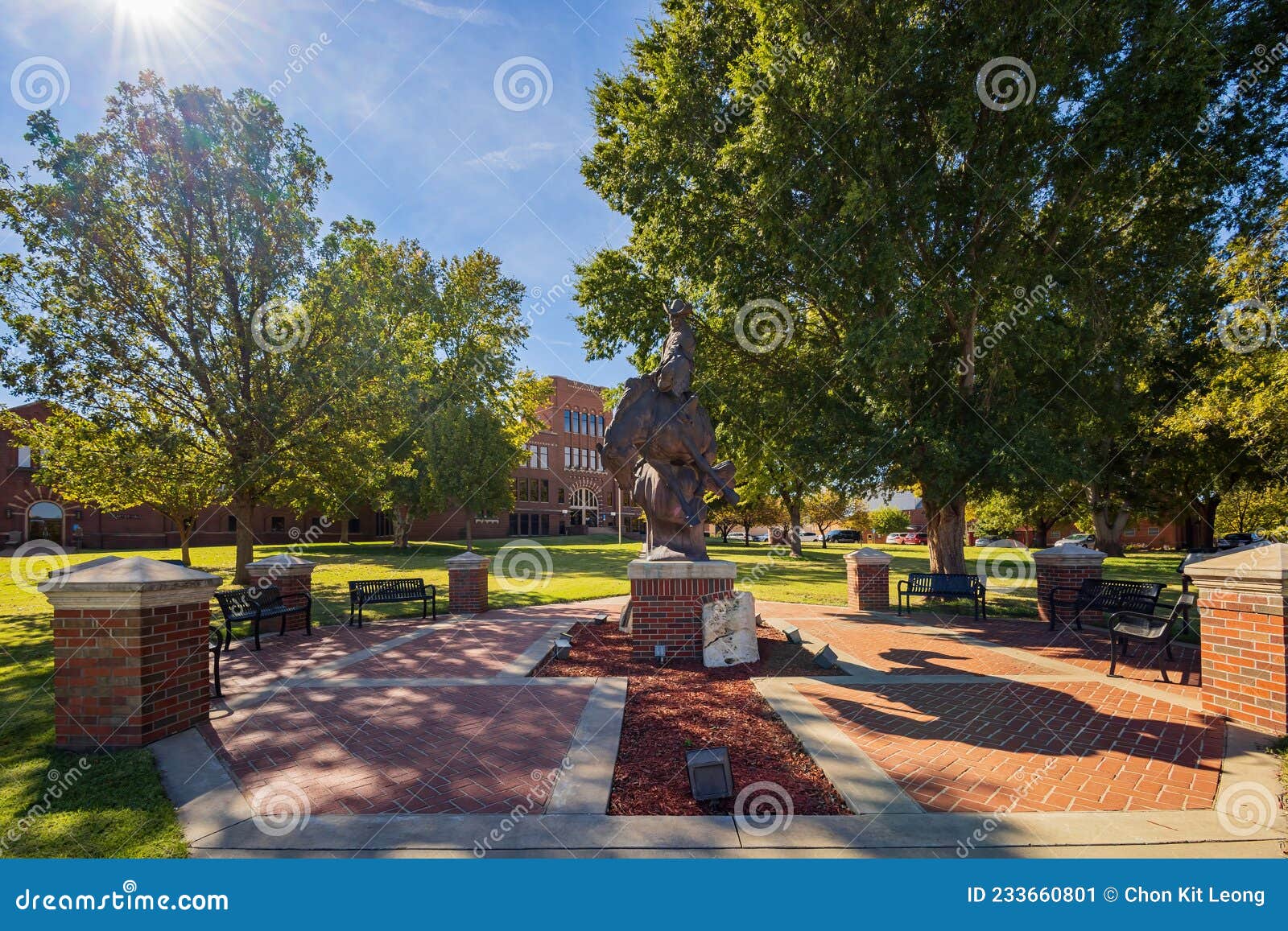 Sunny View of the Campus of Northwestern Oklahoma State University ...