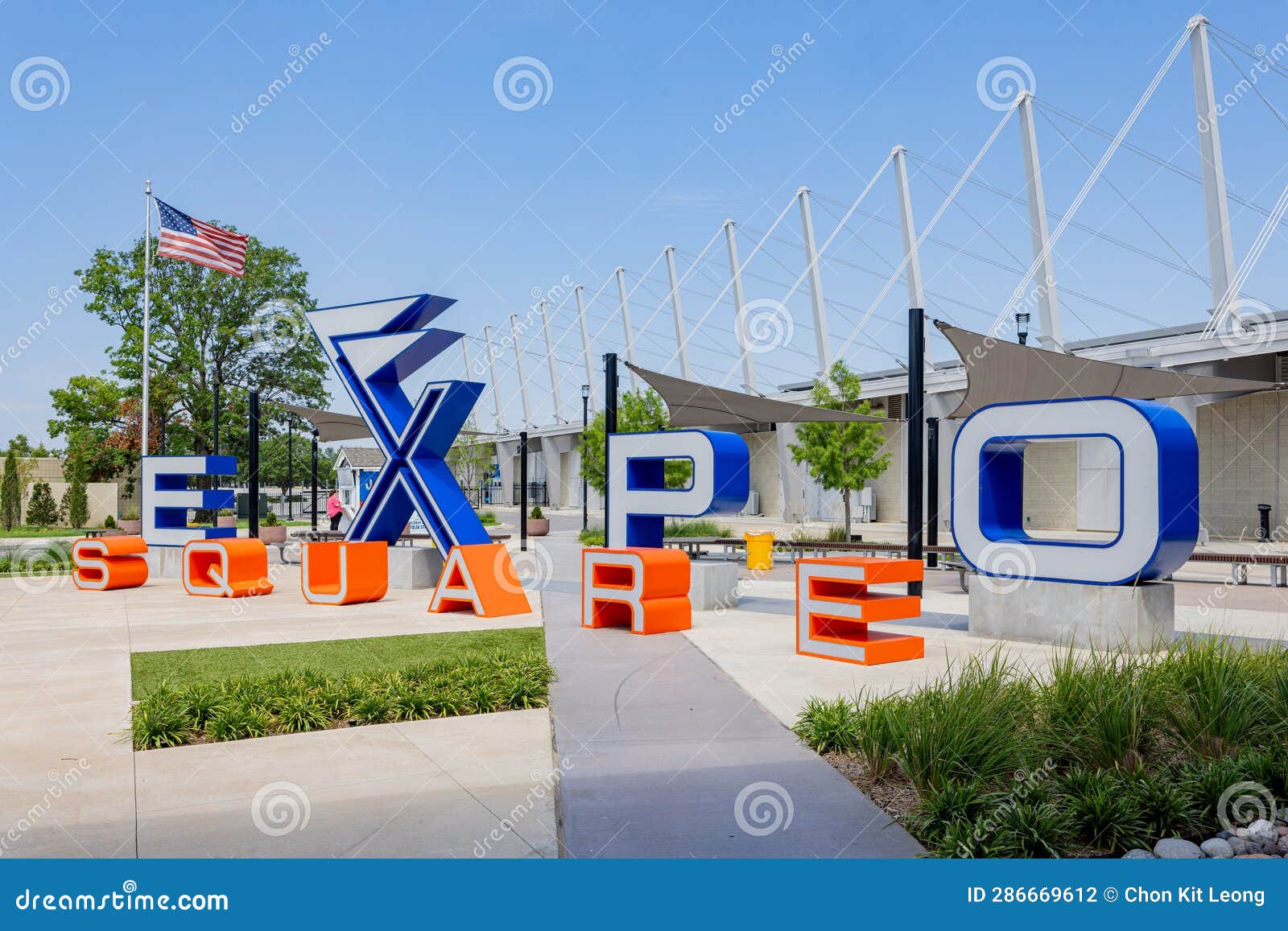 Sunny View of the Expo Square Editorial Photography - Image of oklahoma ...