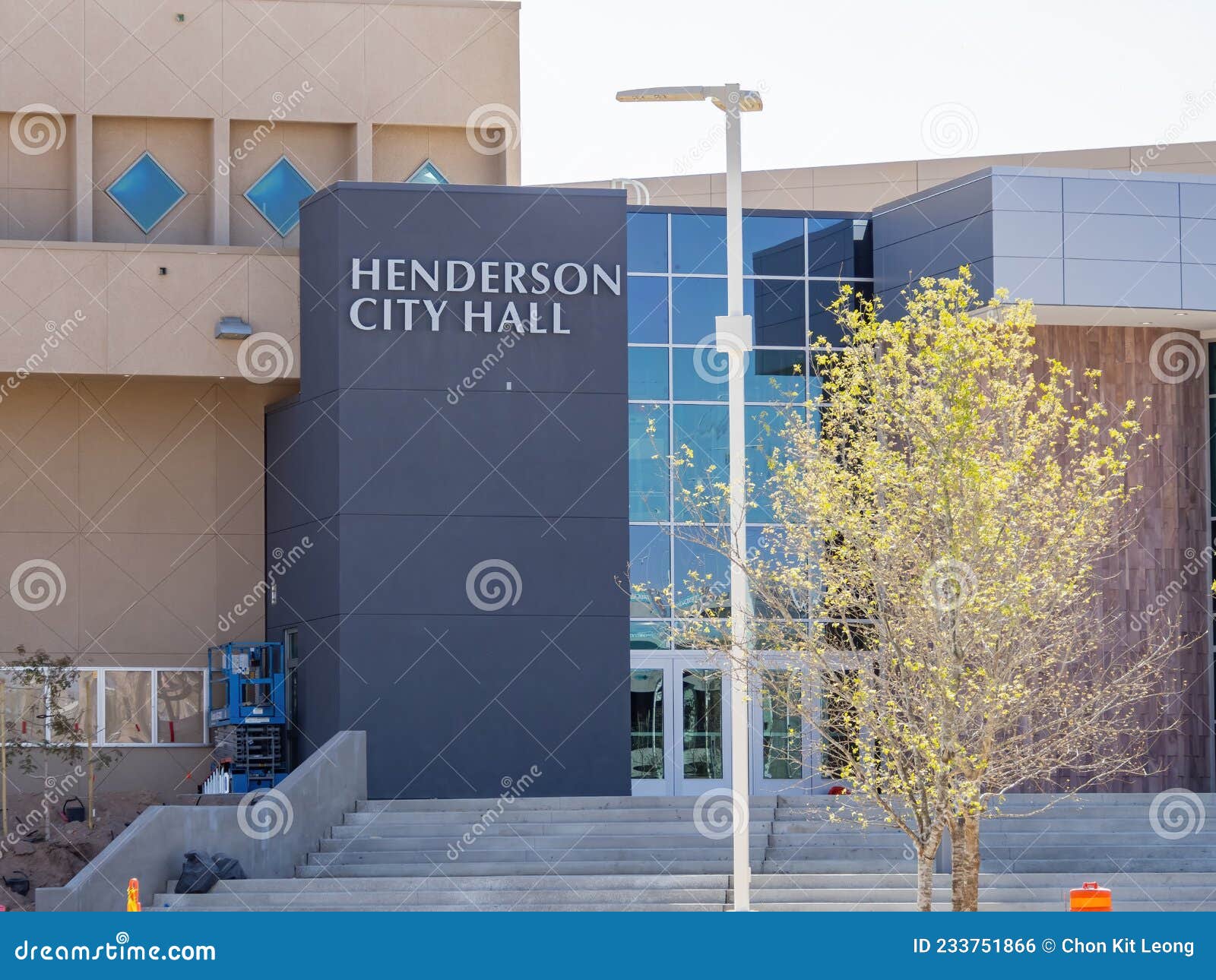 Sunny View of the Henderson City Hall Editorial Photo - Image of ...