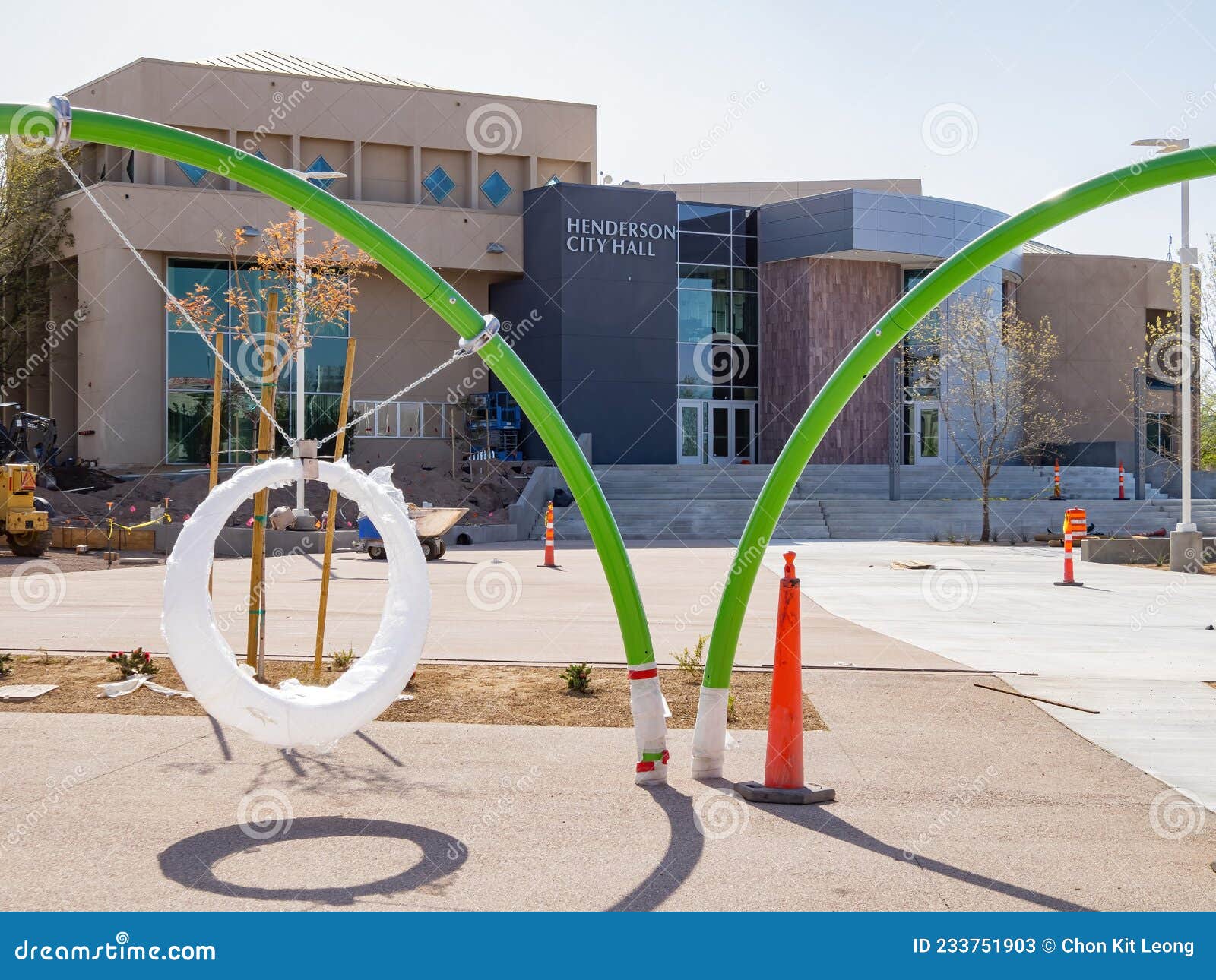 Sunny View of the Henderson City Hall Editorial Stock Photo - Image of ...