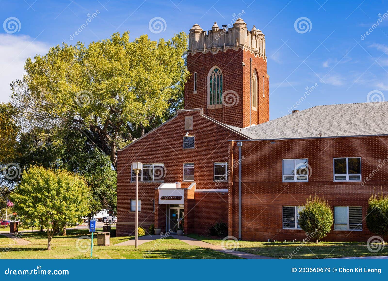 Sunny View of the Herod Hall of Northwestern Oklahoma State University ...