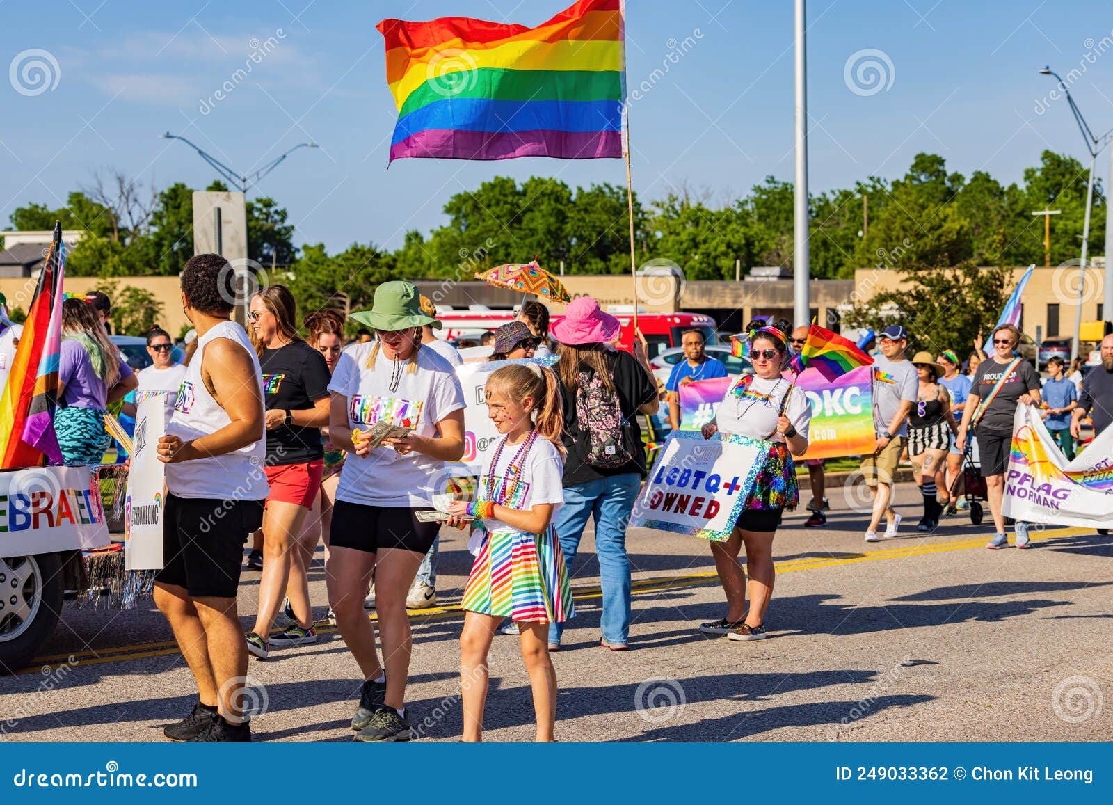 Sunny View of the OKC Pride Parade Editorial Photography - Image of ...