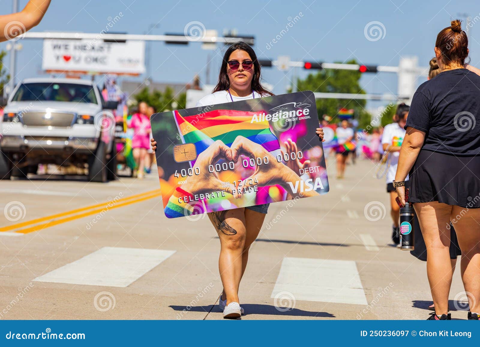 Sunny View of the Oklahoma City Pride Pridefest Parade Editorial ...