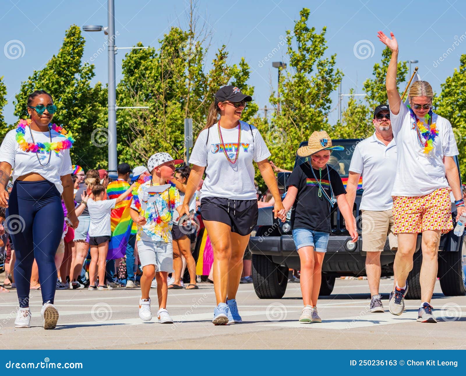 Sunny View of the Oklahoma City Pride Pridefest Parade Editorial Stock ...