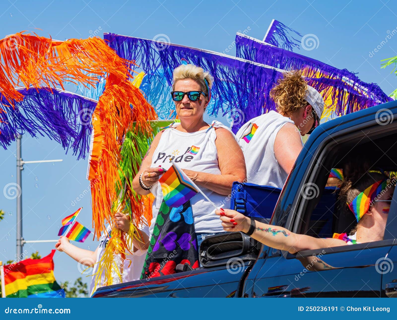 Sunny View of the Oklahoma City Pride Pridefest Parade Editorial Photo ...