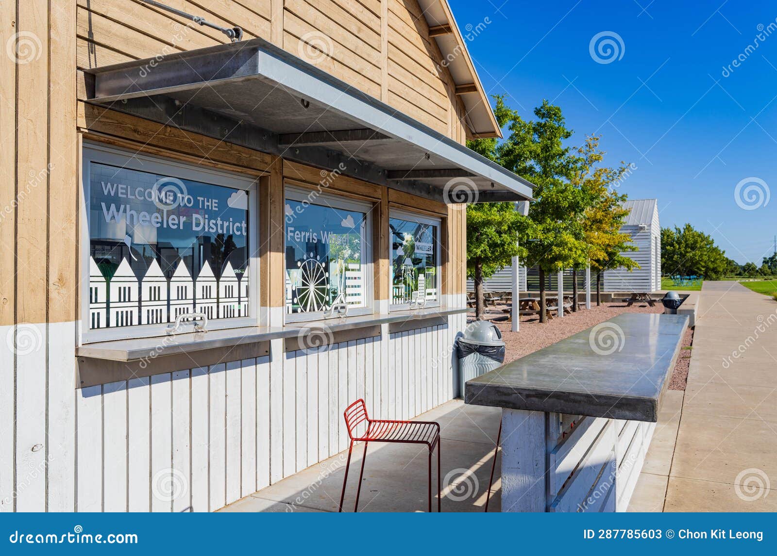 Sunny View of the Ticket Booth at Wheeler Ferris Wheel, Wheeler ...