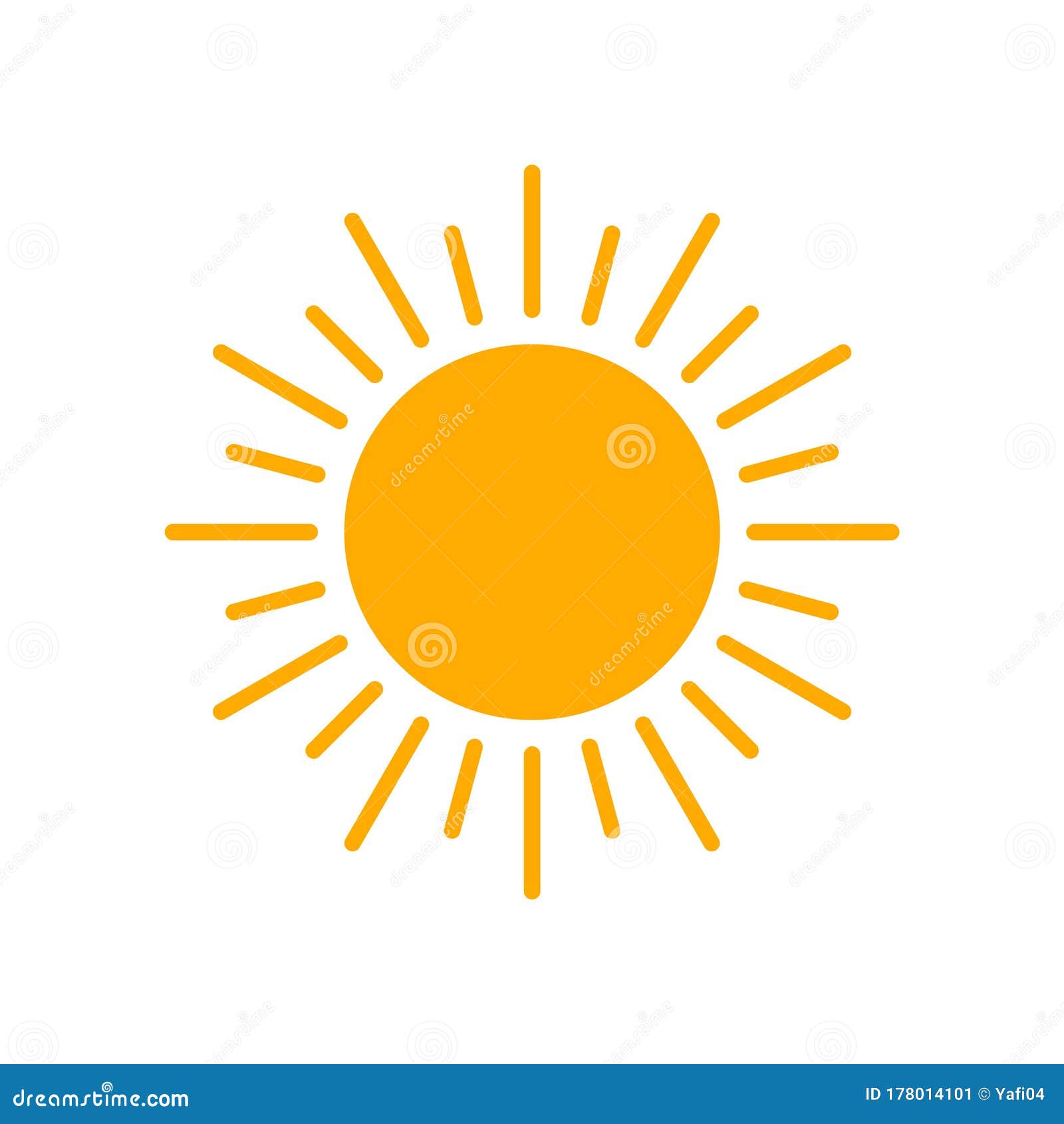 Sunny Icon Vector