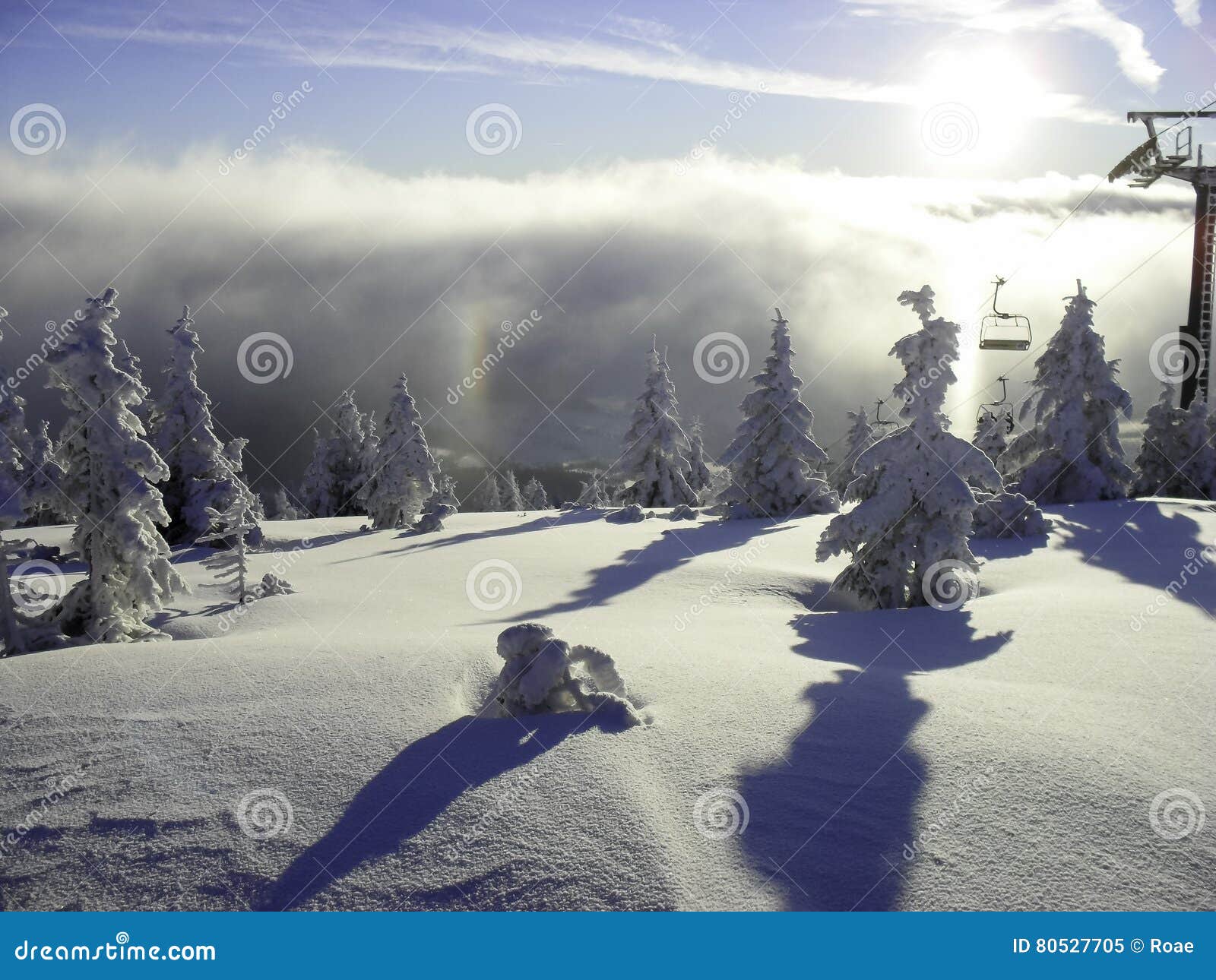 Sunny Weather in the Land of Ice Stock Image - Image of nature, high ...