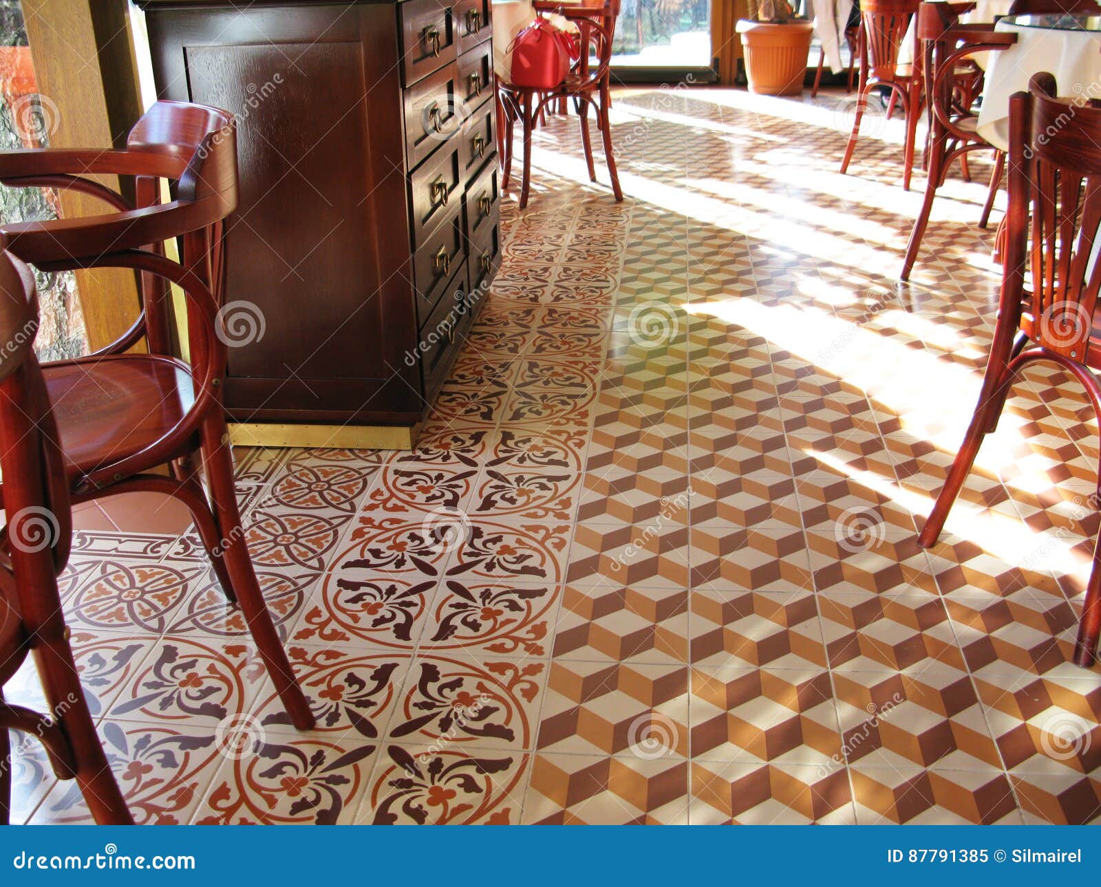 Sunny Weekend Day in the Cafe Photo Stock Image - Image of rest ...