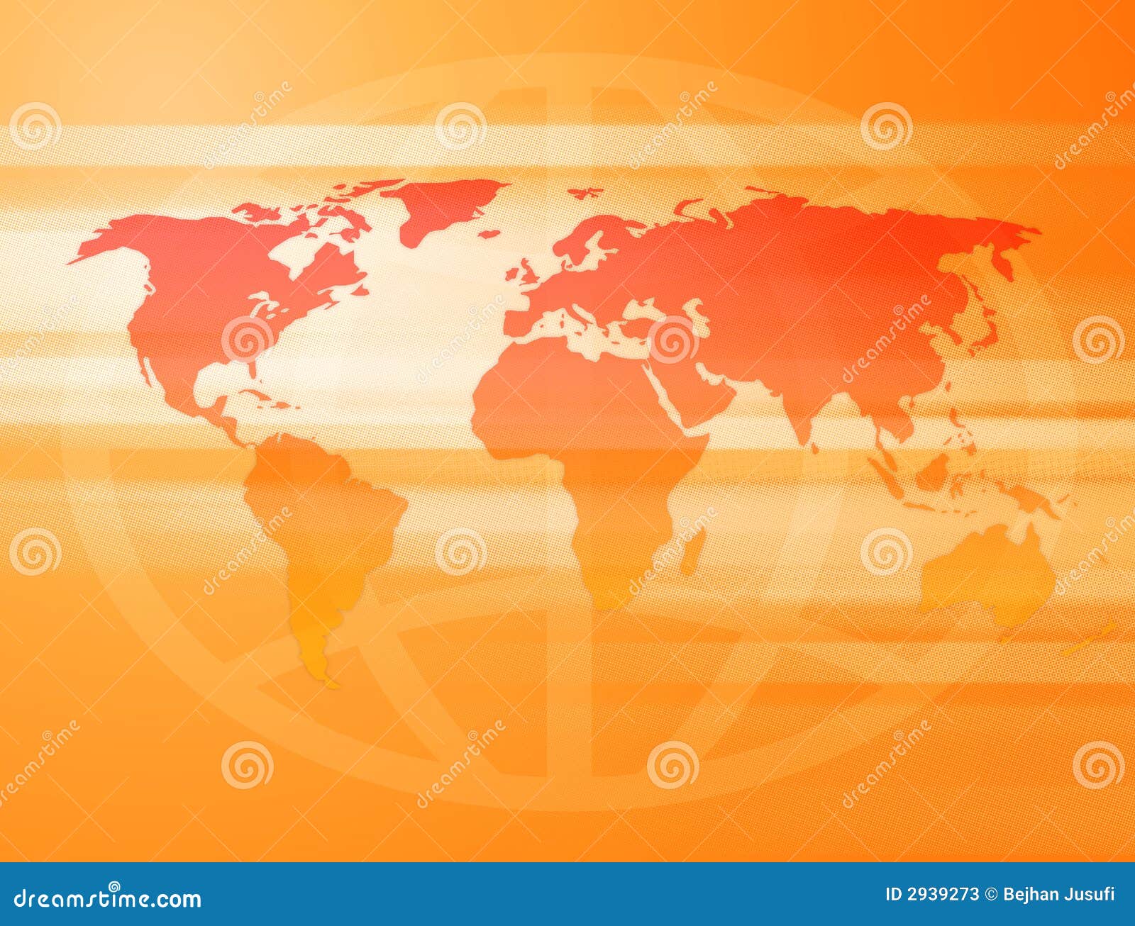 Sunny World Map stock illustration. Illustration of africa - 2939273