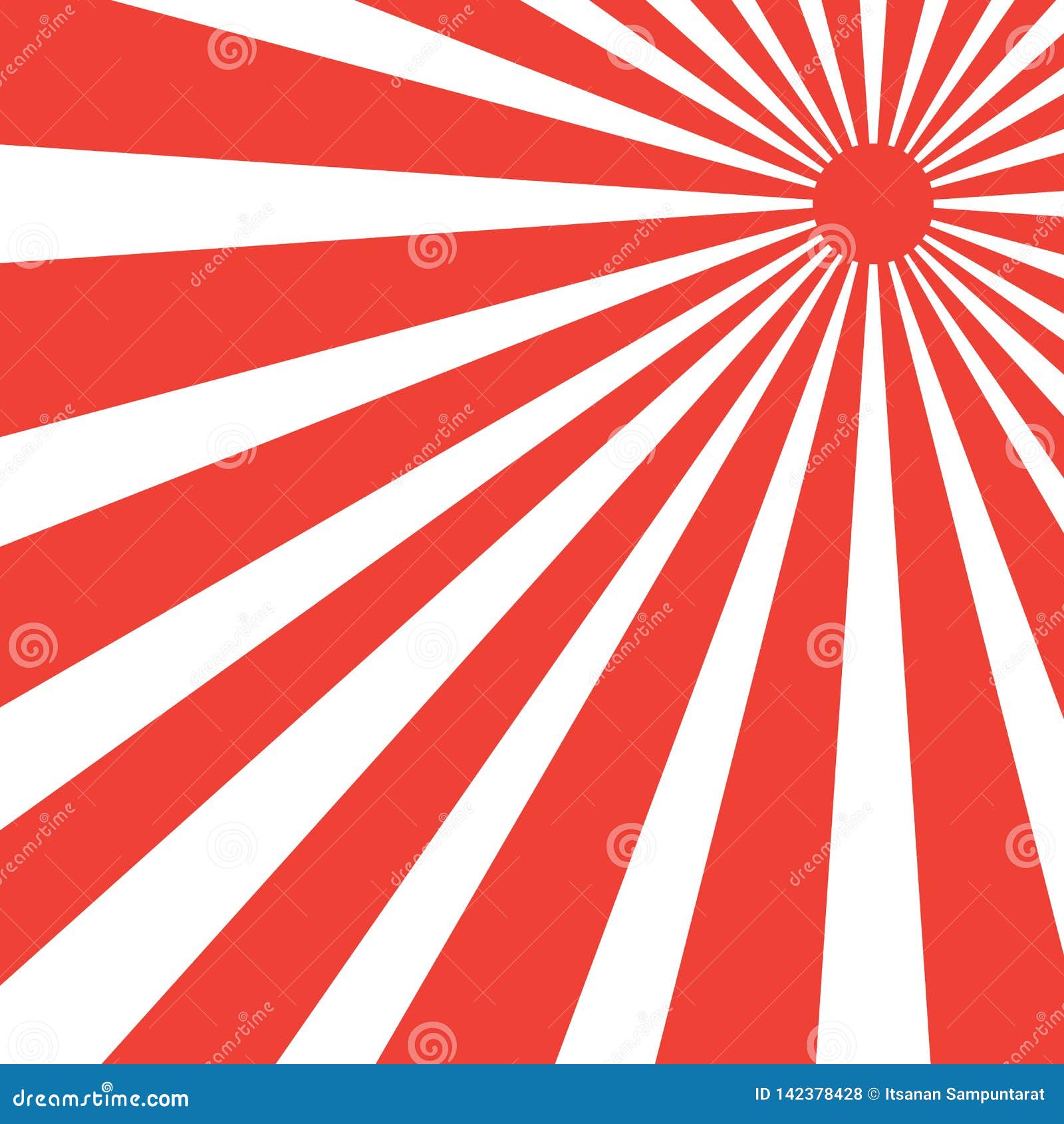 Sunray red color stripe stock vector. Illustration of pattern - 142378428