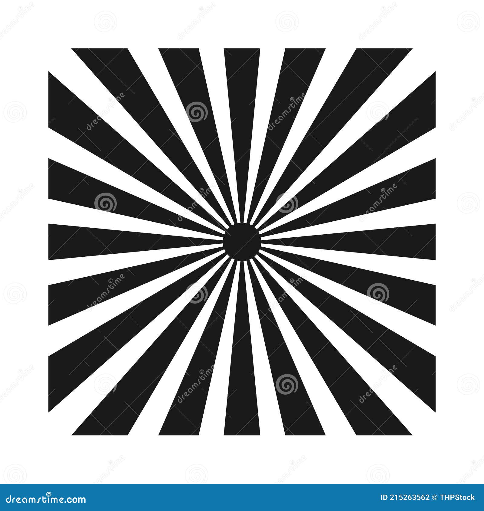 Sunrays Vector Icon stock vector. Illustration of rays - 215263562