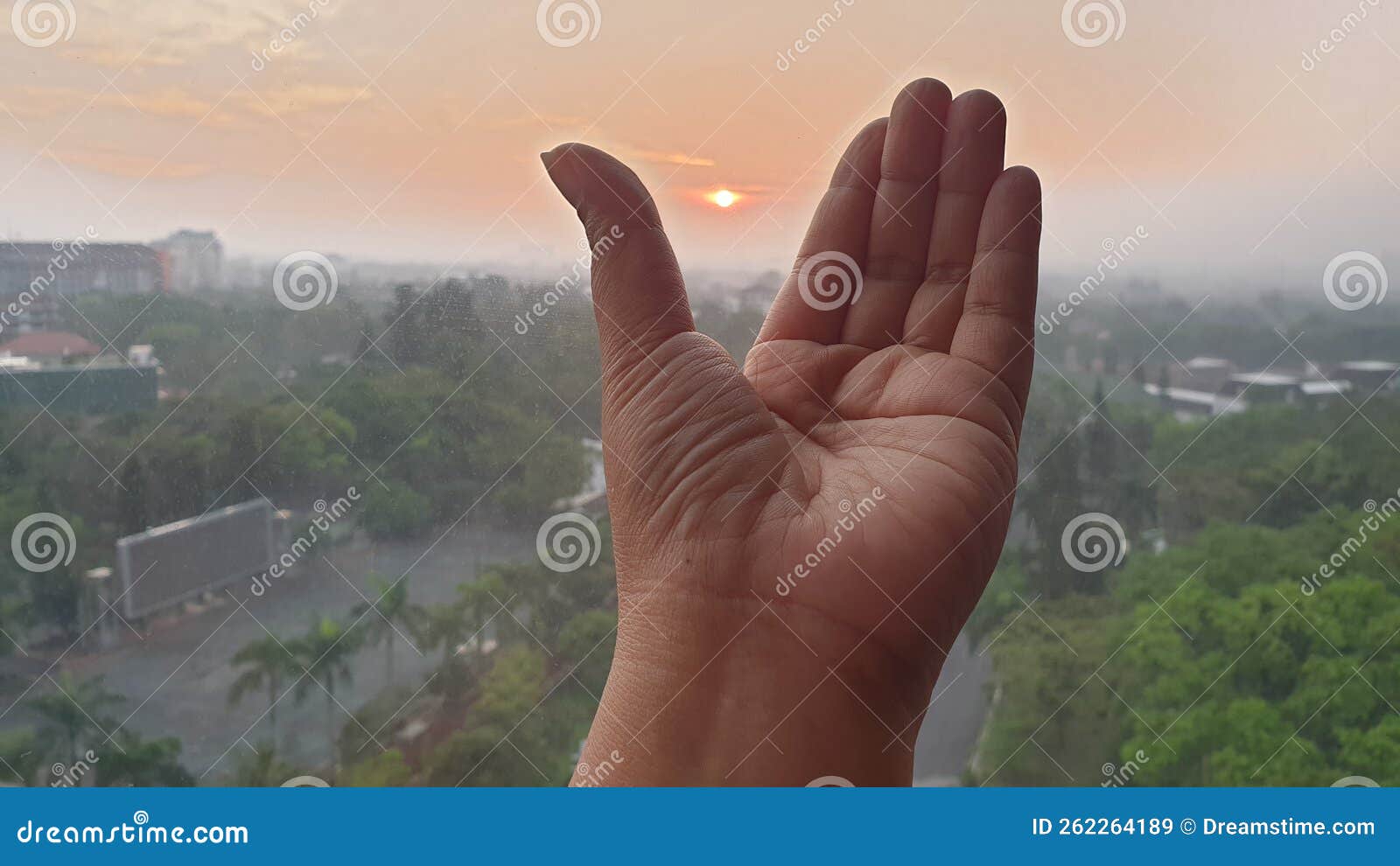 Sunrice at bandung stock image. Image of skin, person - 262264189