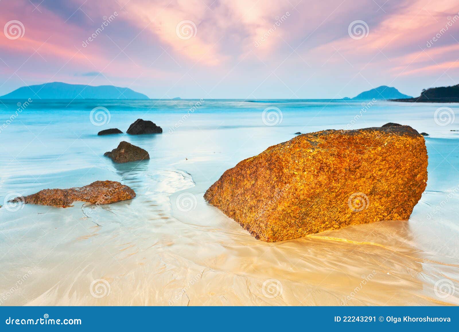 Sunrise stock image. Image of long, landscape, scene - 22243291