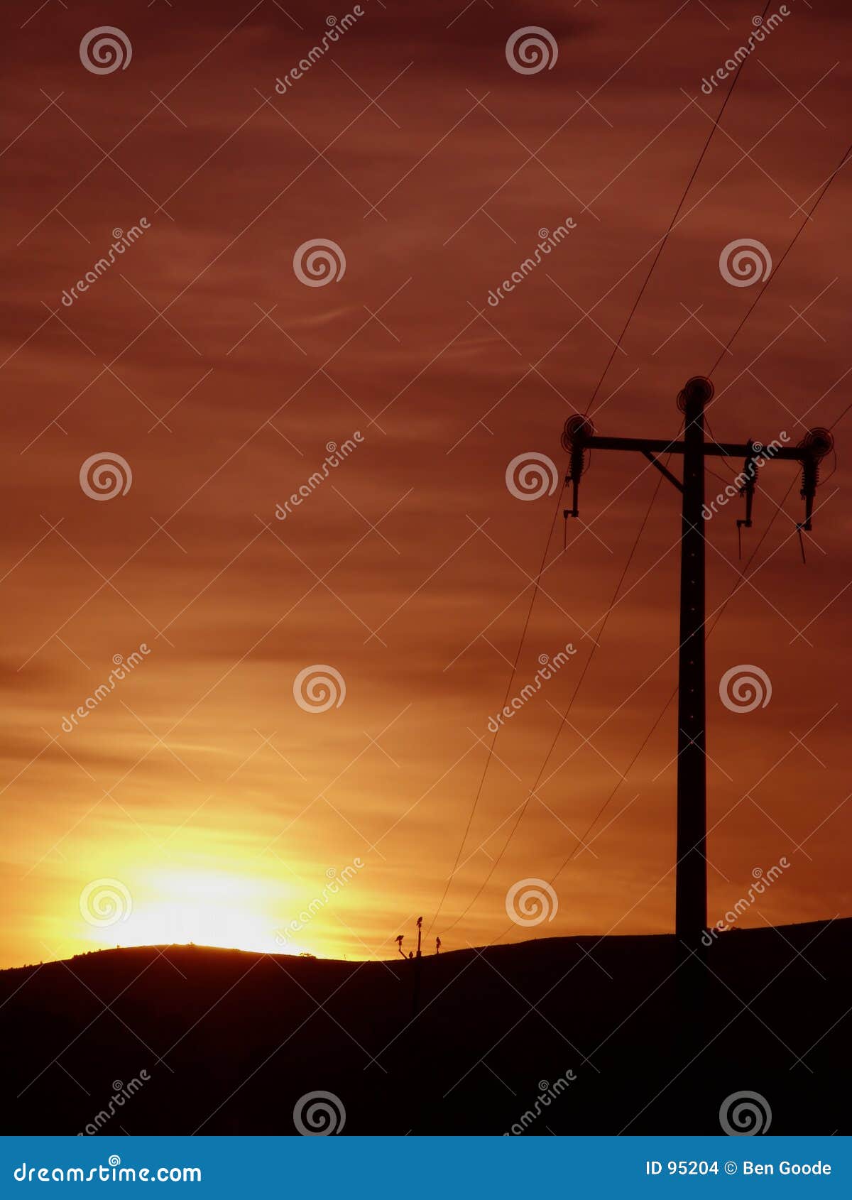 Sunrise stock photo. Image of pole, sunrise, background - 95204