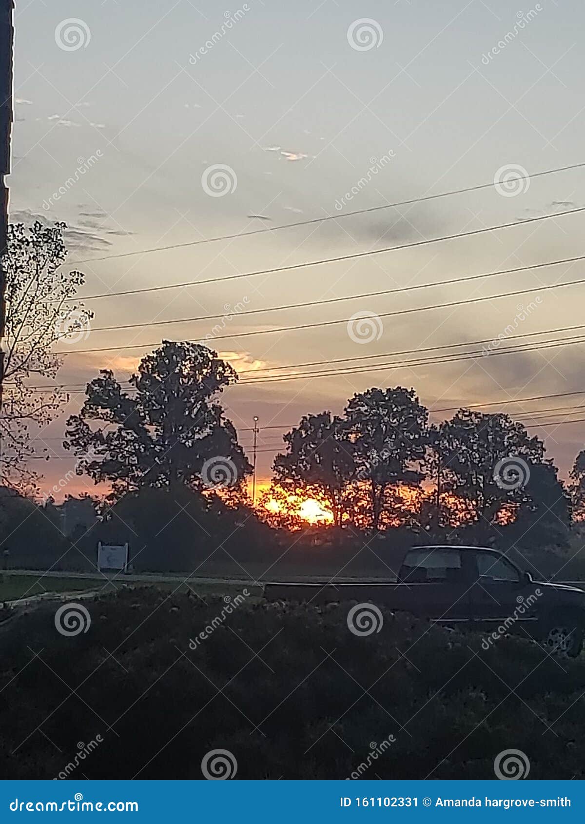 Sunrise auburn indiana stock image. Image of sunrise - 161102331