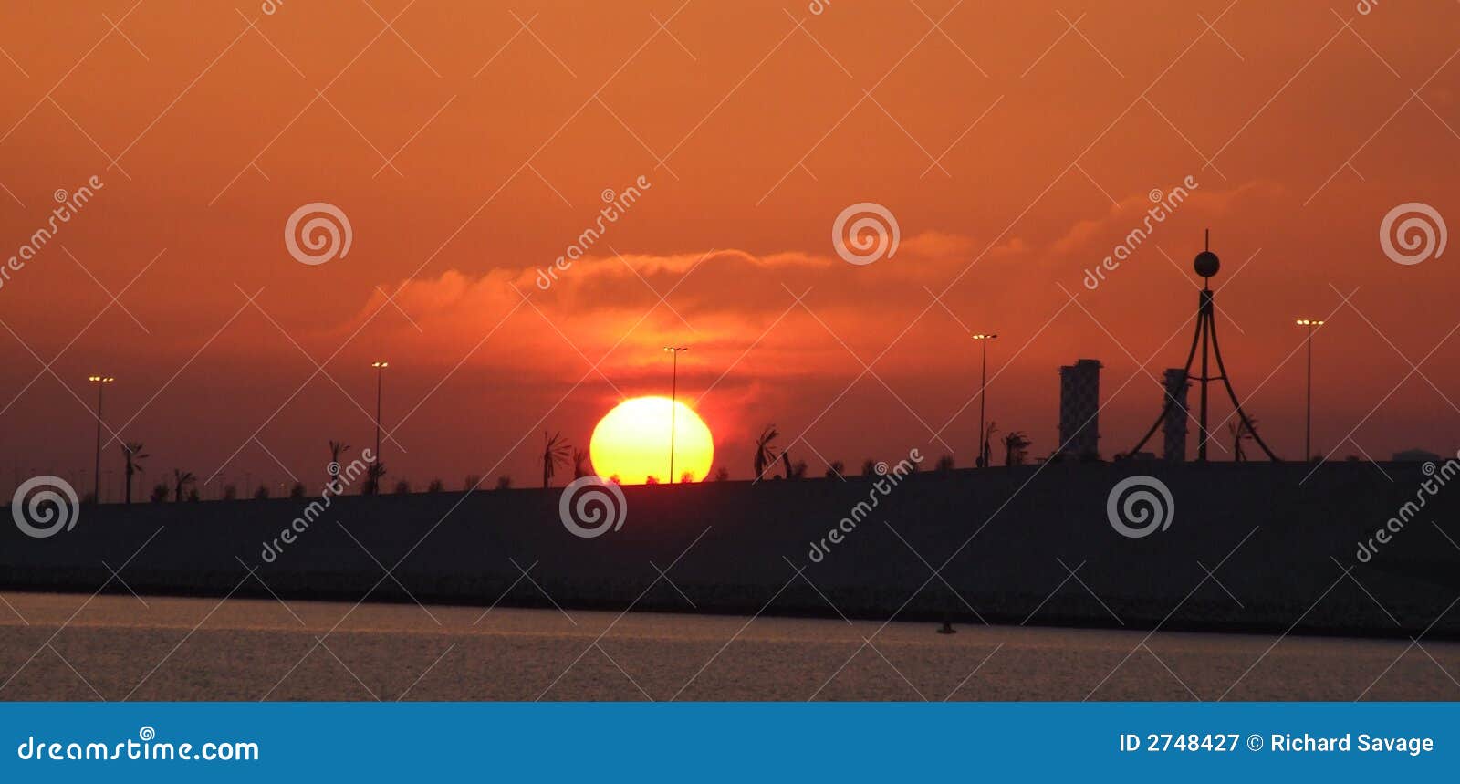 Sunrise Bahrain stock image. Image of sunrise, travel - 2748427