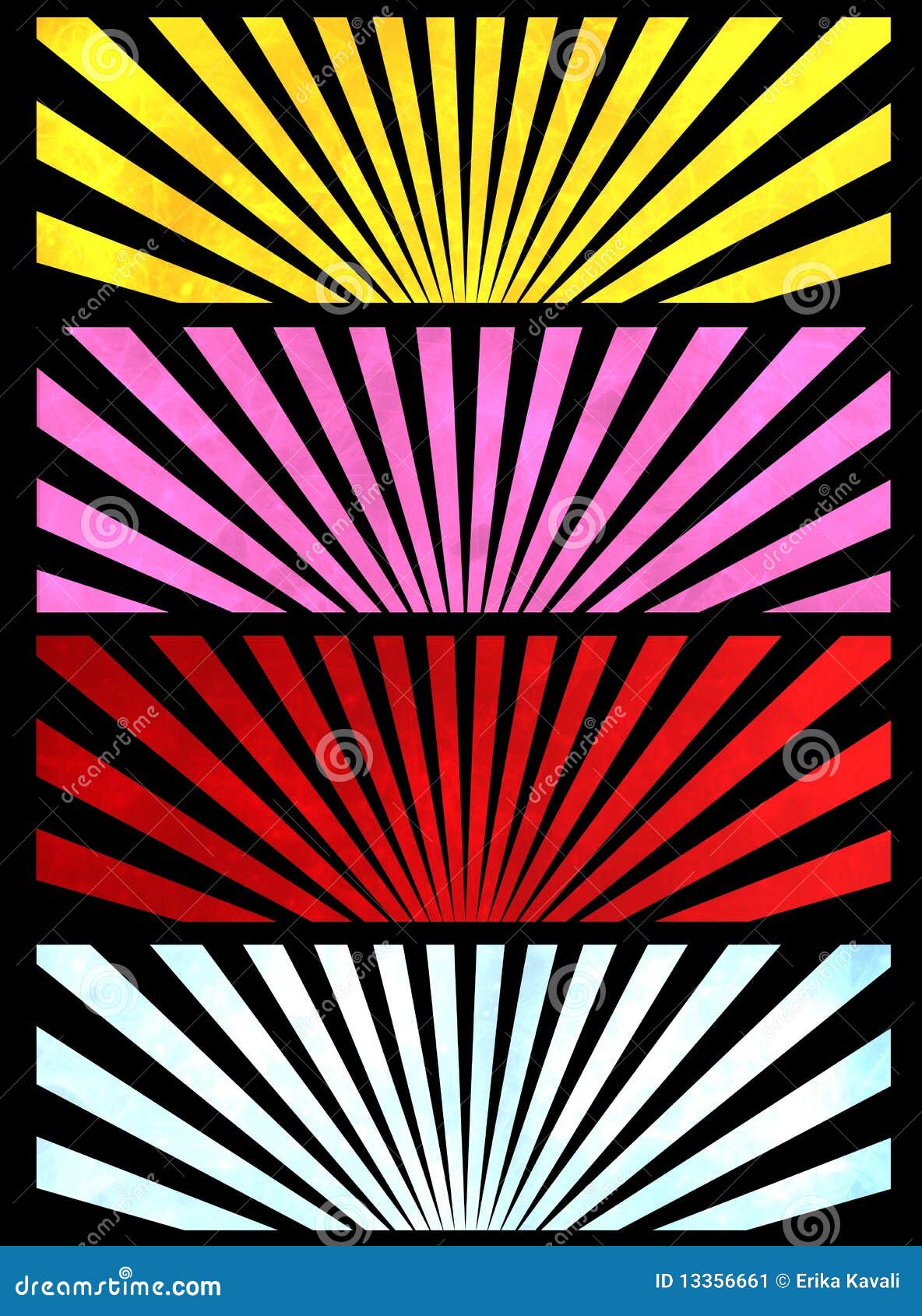 Sunrise banners stock illustration. Illustration of cute - 13356661