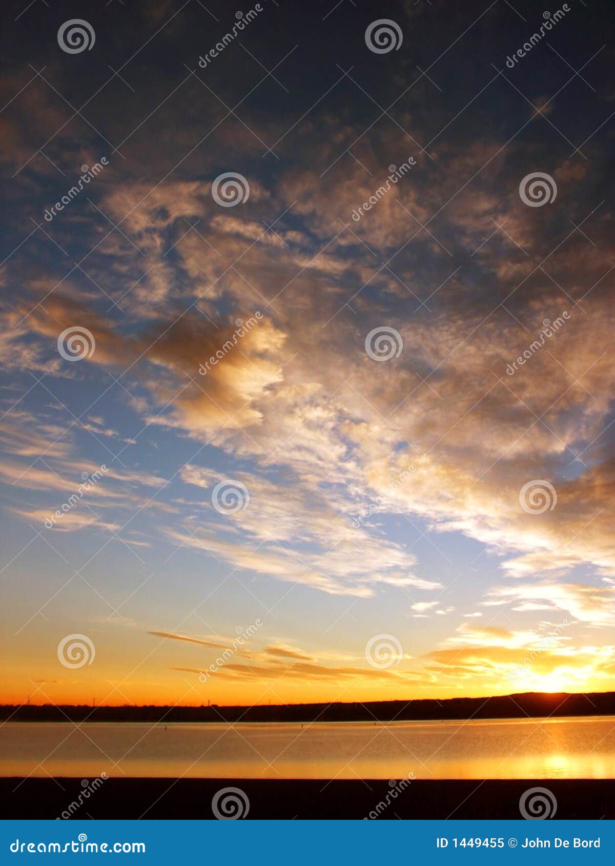Sunrise on a Beach in Denver Stock Image - Image of tranquil, blue: 1449455