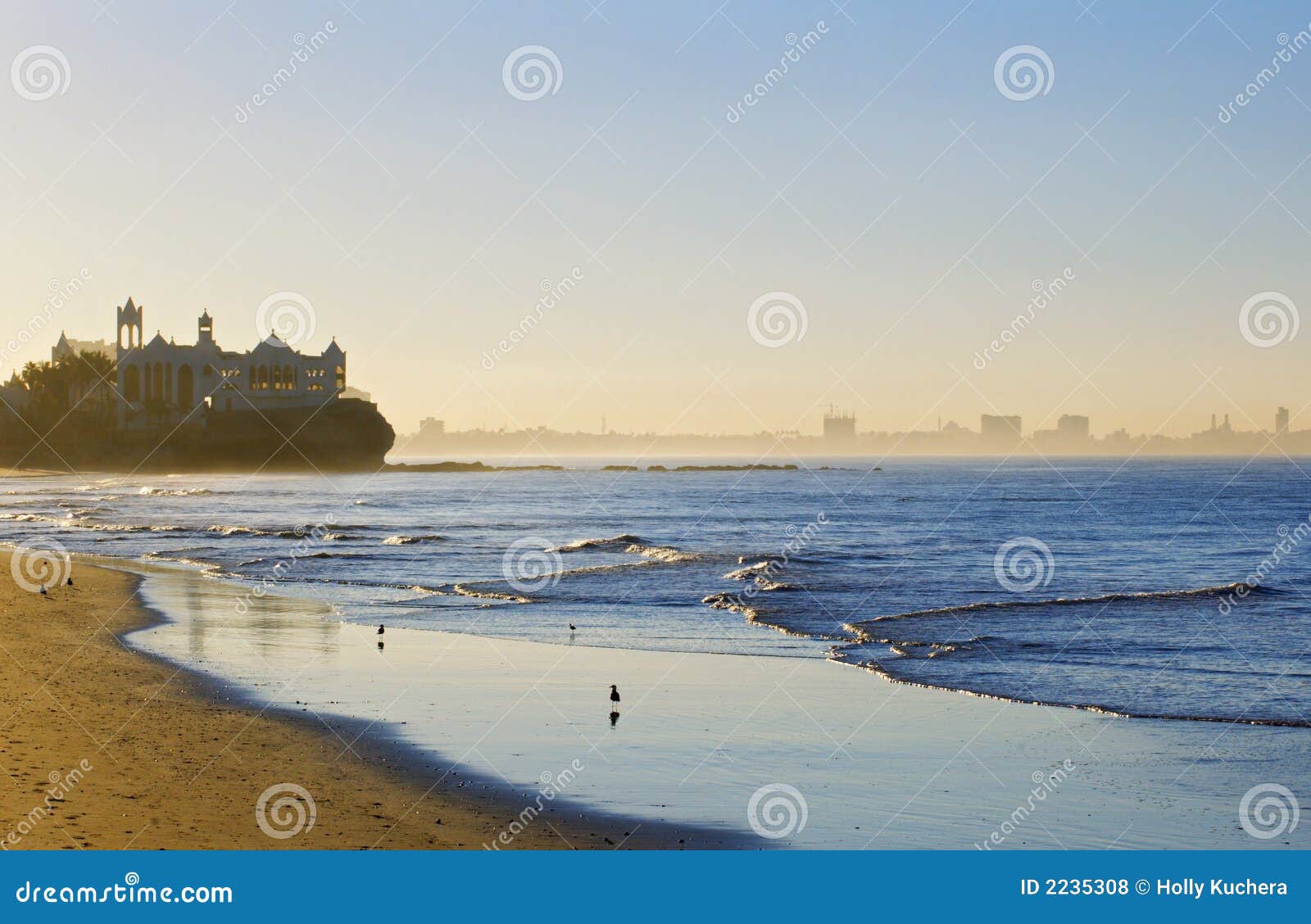 Sunrise on Beach Horizontal Stock Photo - Image of water, scenic: 2235308