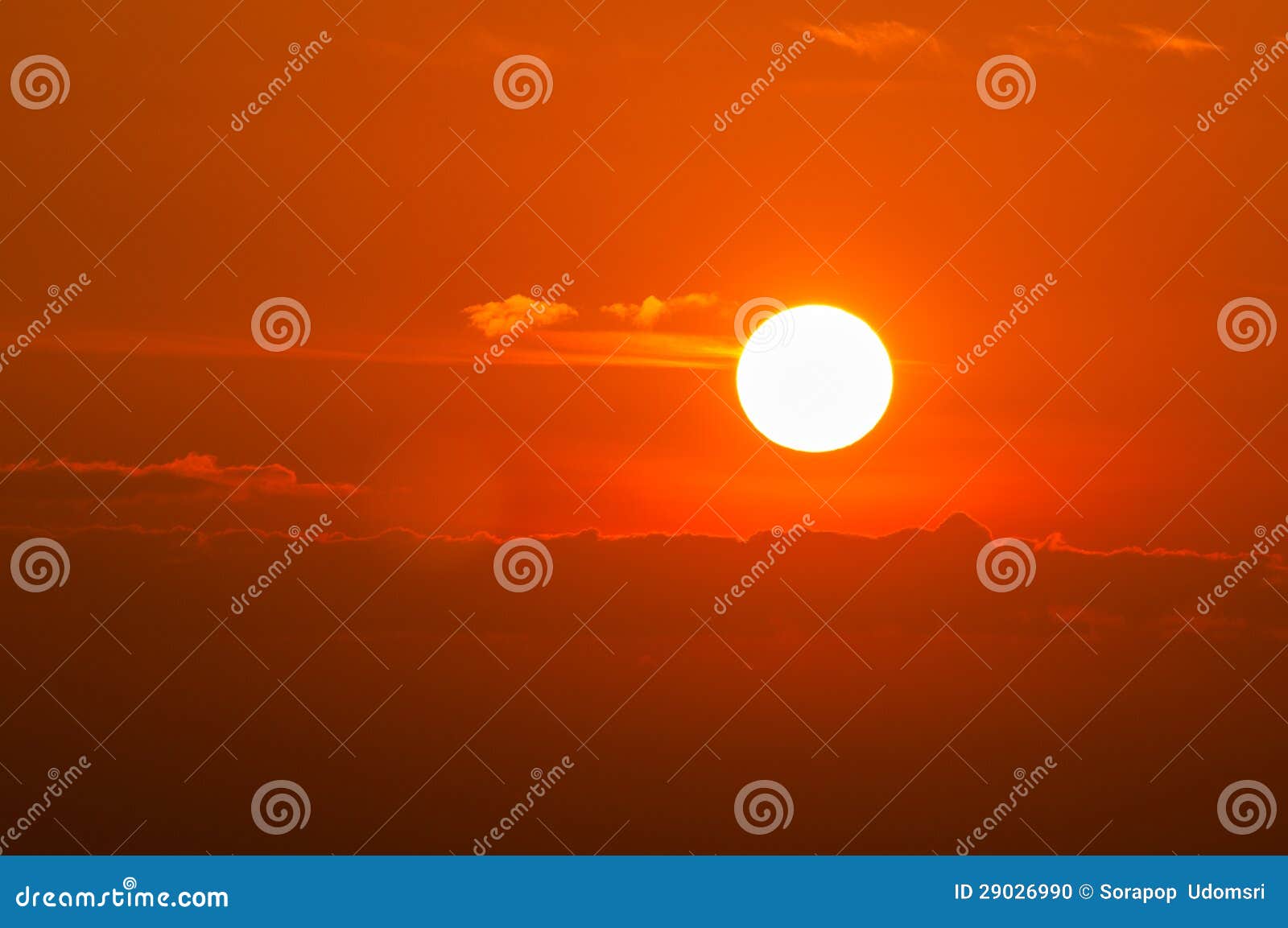 Sunrise big sun stock photo. Image of colorful, evening - 29026990