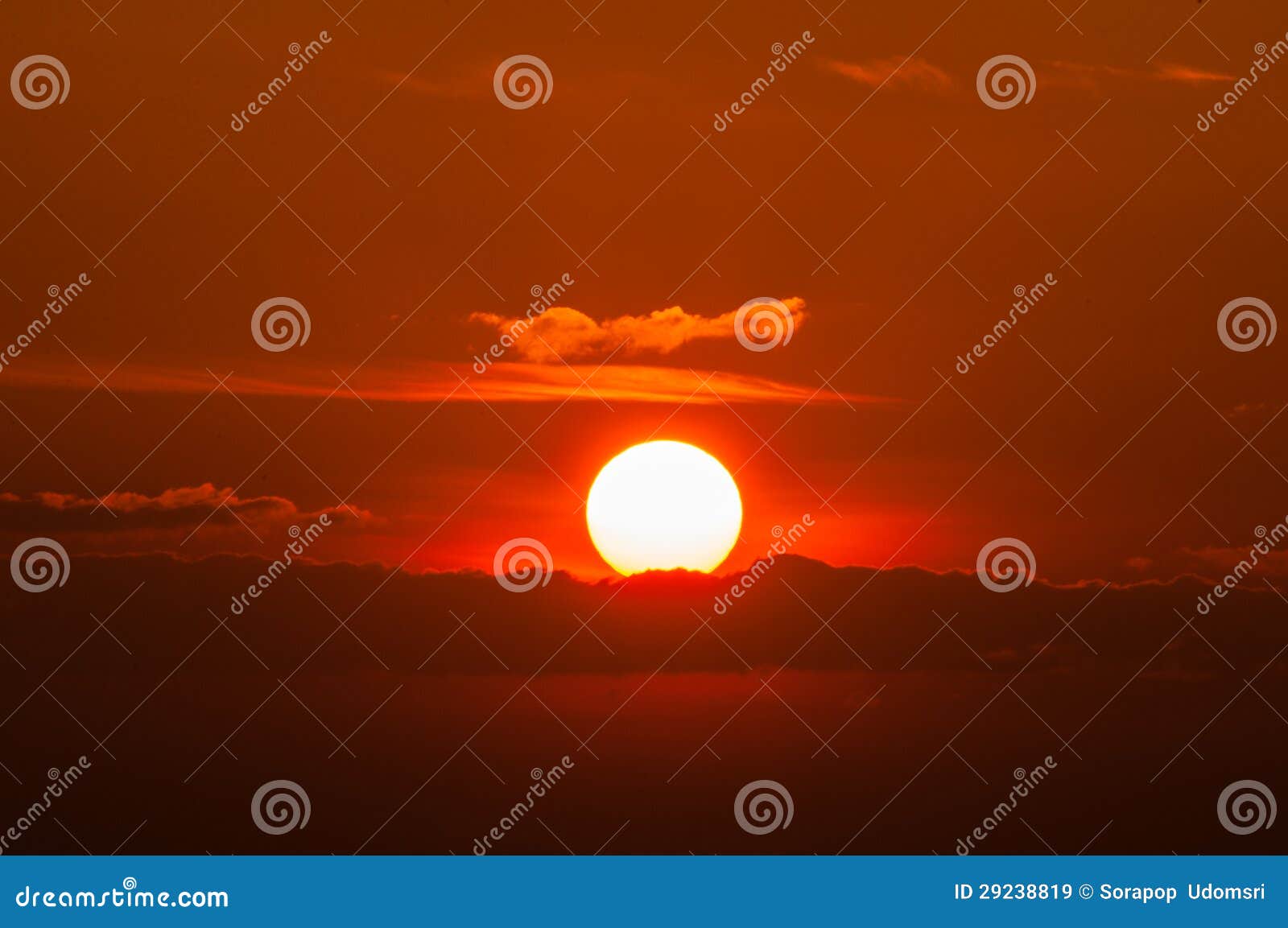 Sunrise big sun stock image. Image of area, cloud, atmosphere - 29238819