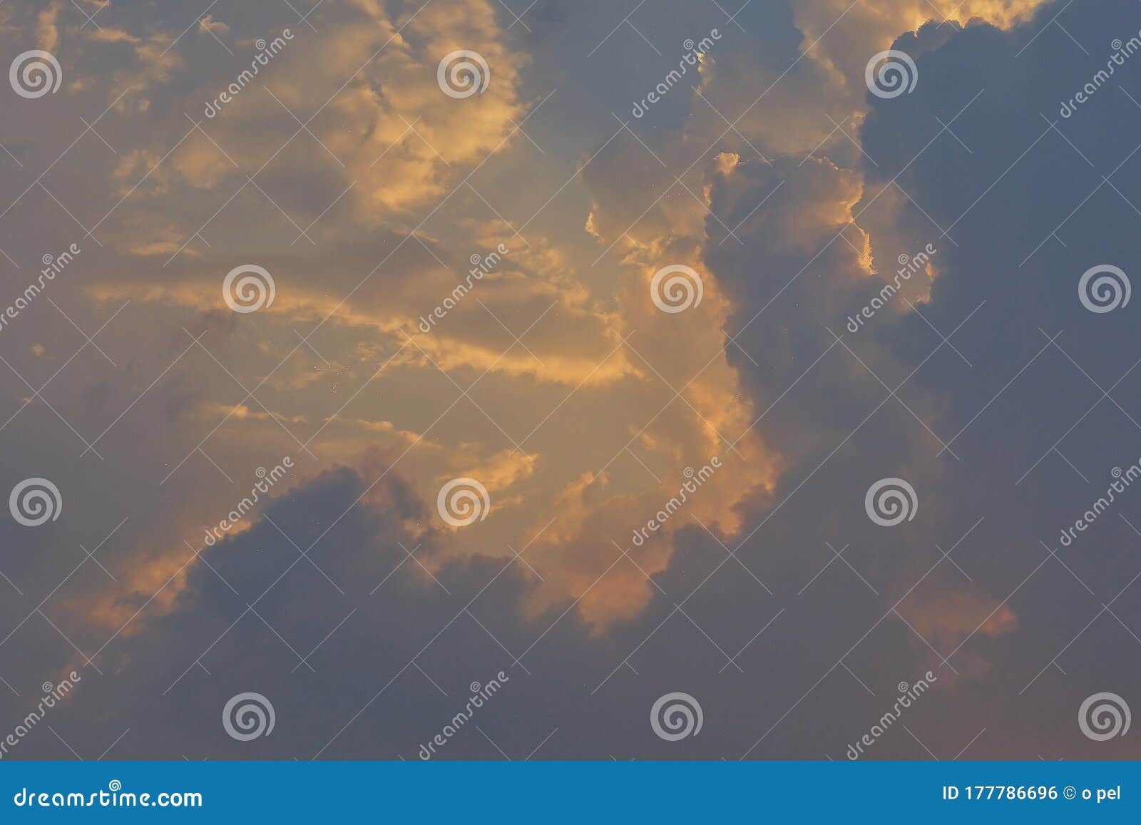 Sunrise with Clouds,light Rays and Other Atmospheric Effect Stock Photo ...