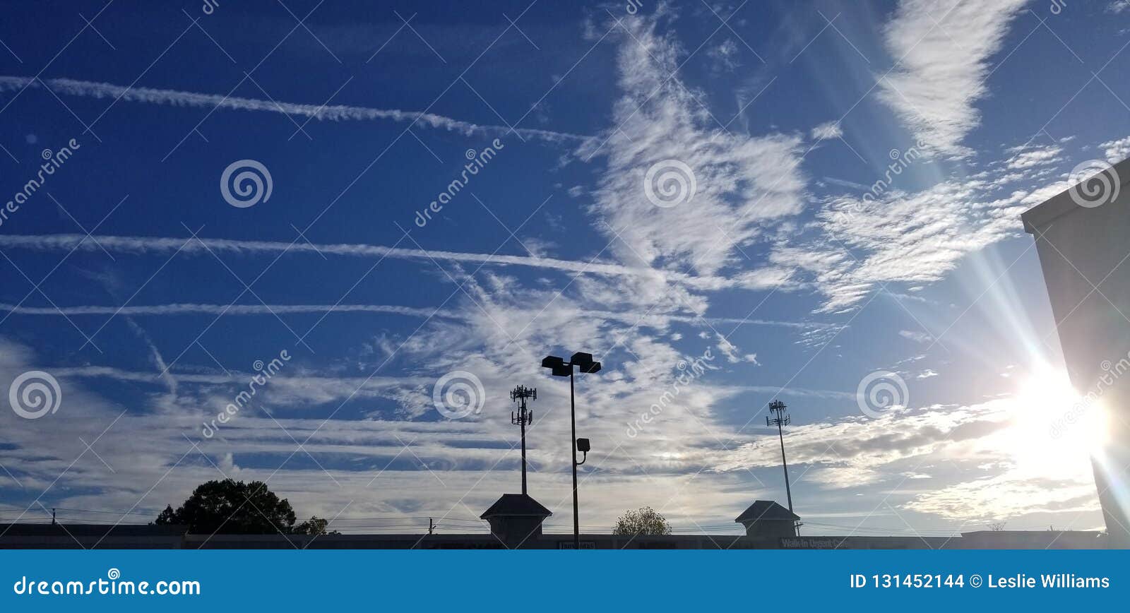 Strange Patterns in the Sky Stock Photo - Image of morning, clouds ...