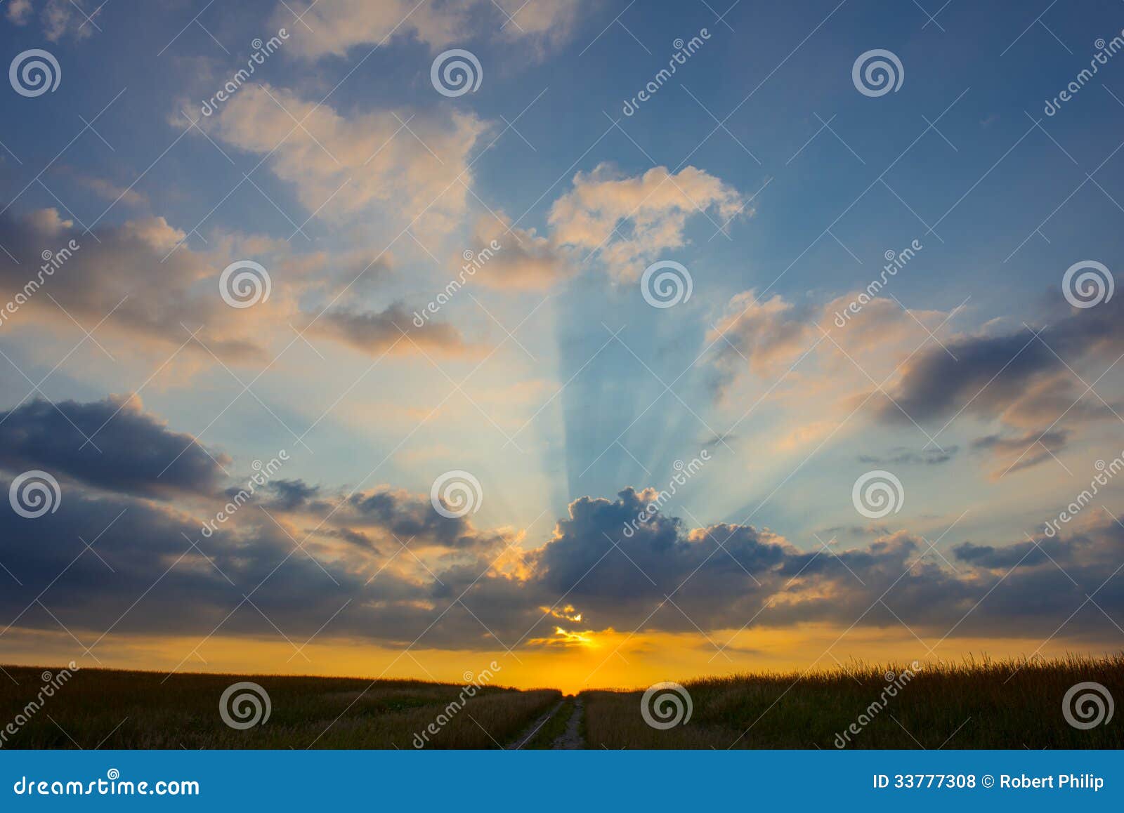 Sunrise stock photo. Image of autumn, golden, light, beautiful - 33777308