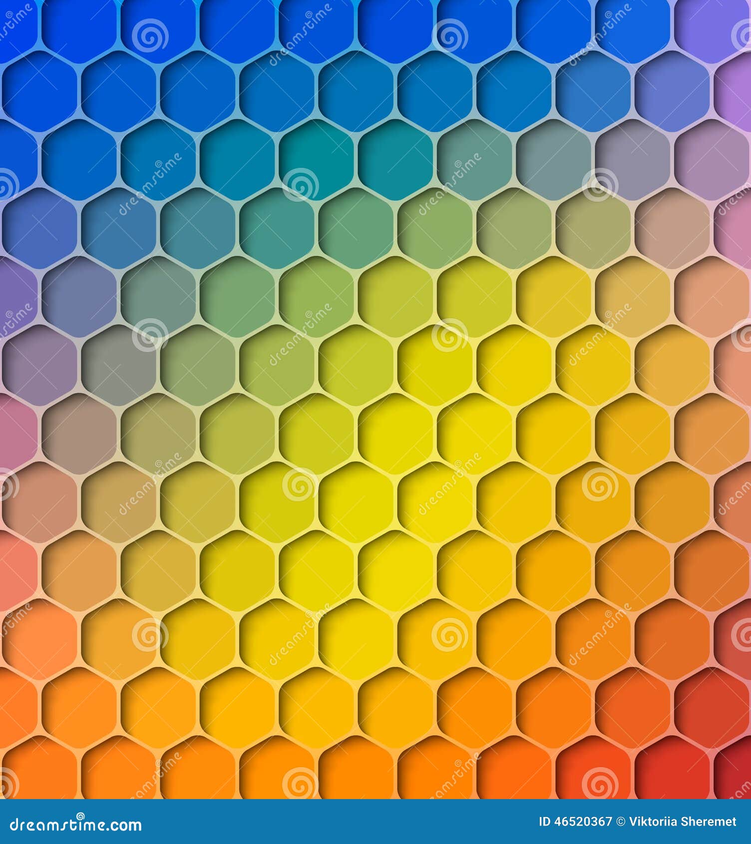 Sunrise Colored Abstract Background, Vector Illustration Stock Vector ...