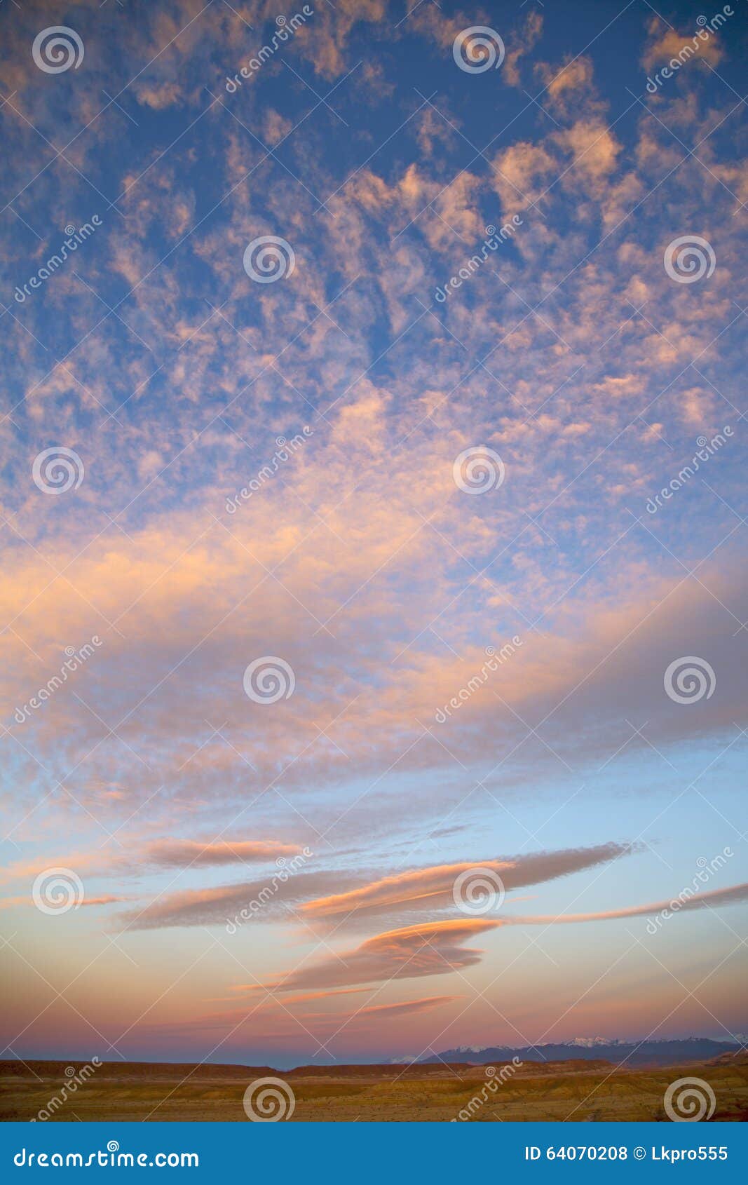 Sunrise in the Colored Sky Background Stock Photo - Image of ...