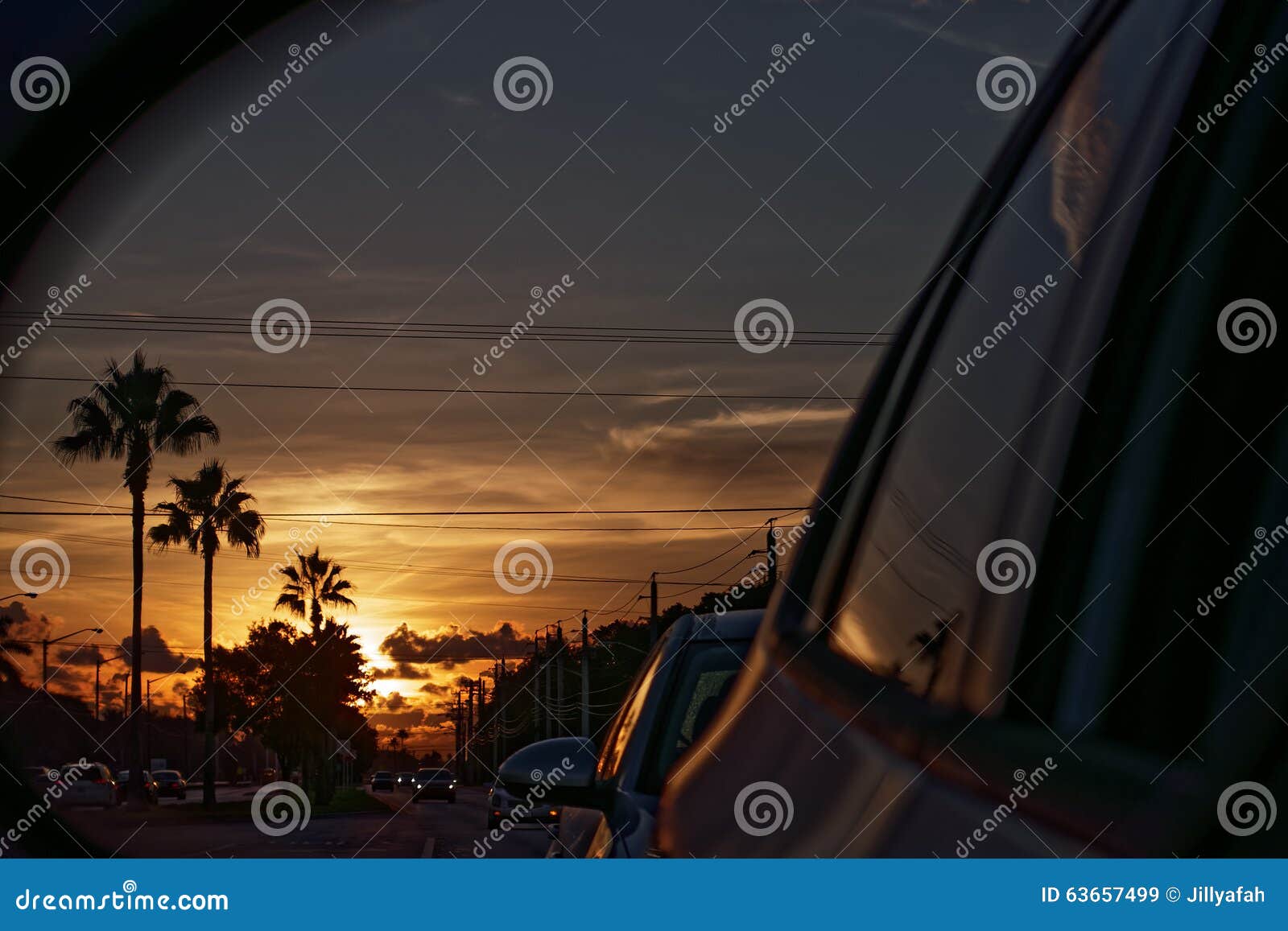 Sunrise Commute stock image. Image of outdoors, street - 63657499