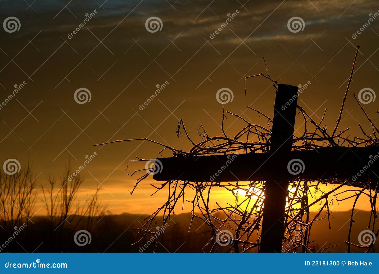Sunrise cross stock photo. Image of sunrise, mountains - 23181300