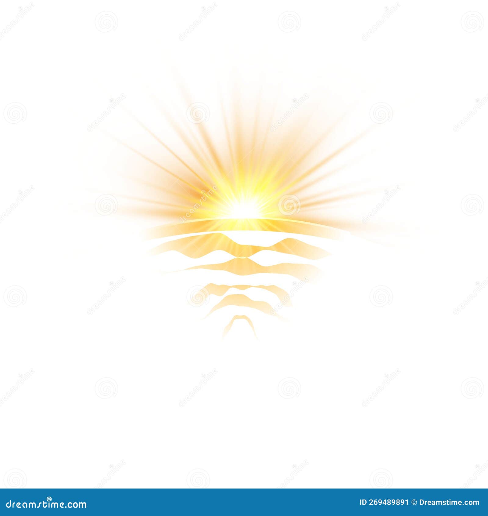 Sunrise, Dawn. Vector Transparent Sunlight. Special Lens Flare Light ...