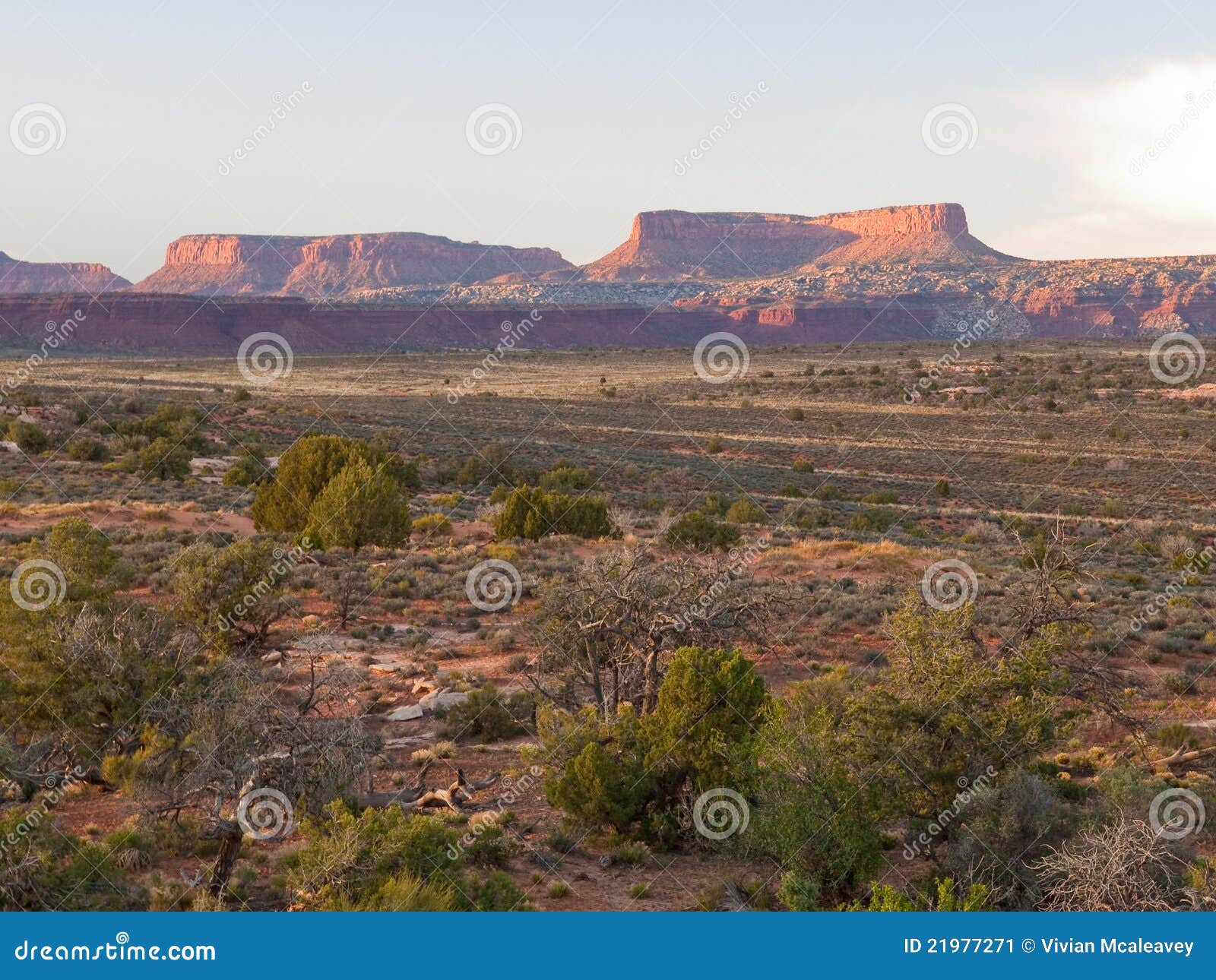 Desert Cliffs At Sunset Royalty-Free Stock Photo | CartoonDealer.com ...