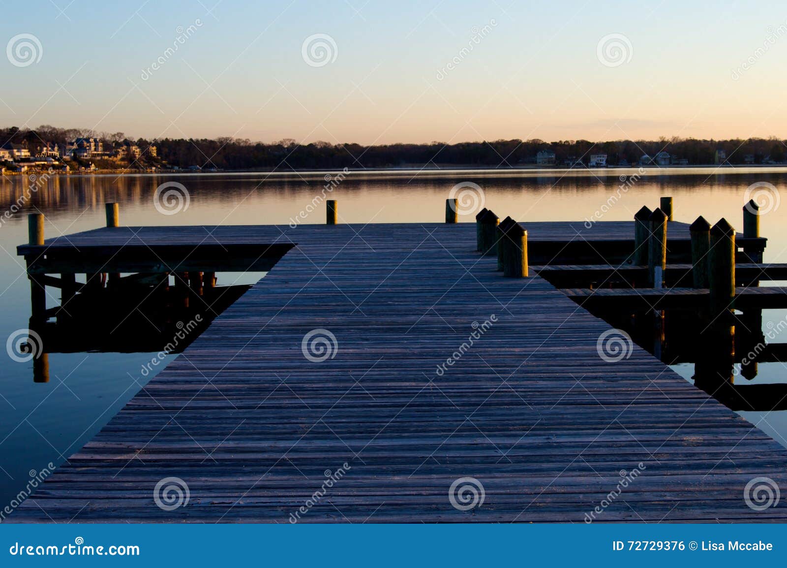 Sunrise at the Dock on the River Stock Photo - Image of coast, majestic ...
