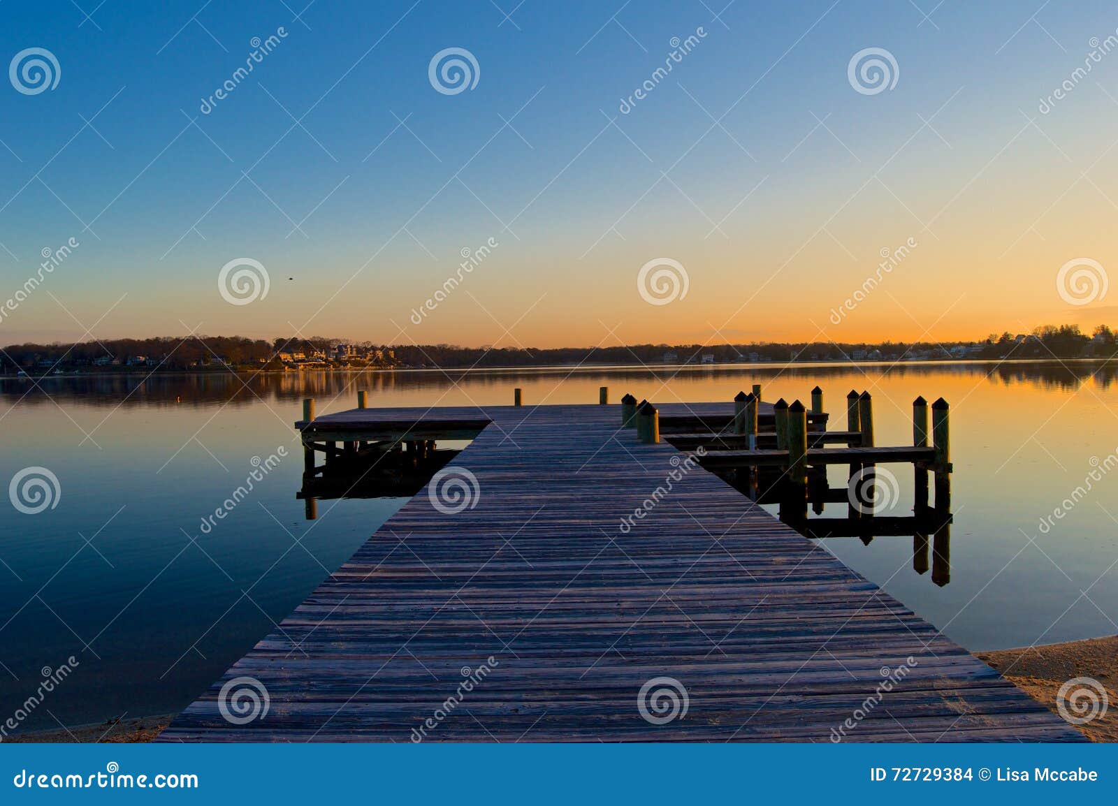 Sunrise at the Dock on the River Stock Photo - Image of river, majestic ...