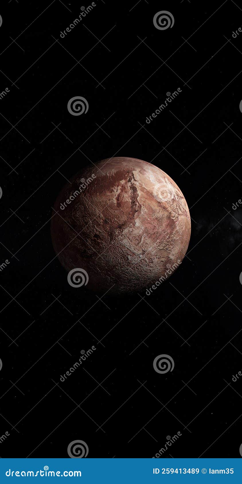 Towards Dwarf Planet Makemake in the Outer Space Stock Illustration ...