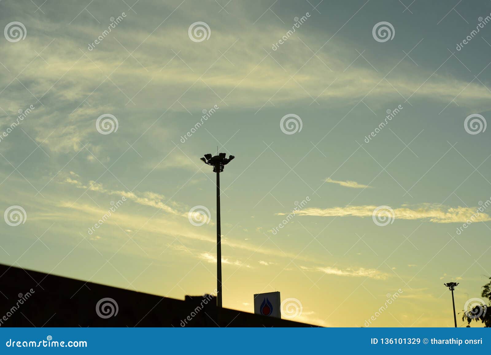 Sunrise Early Morning Light at the Expressway Stock Image - Image of ...