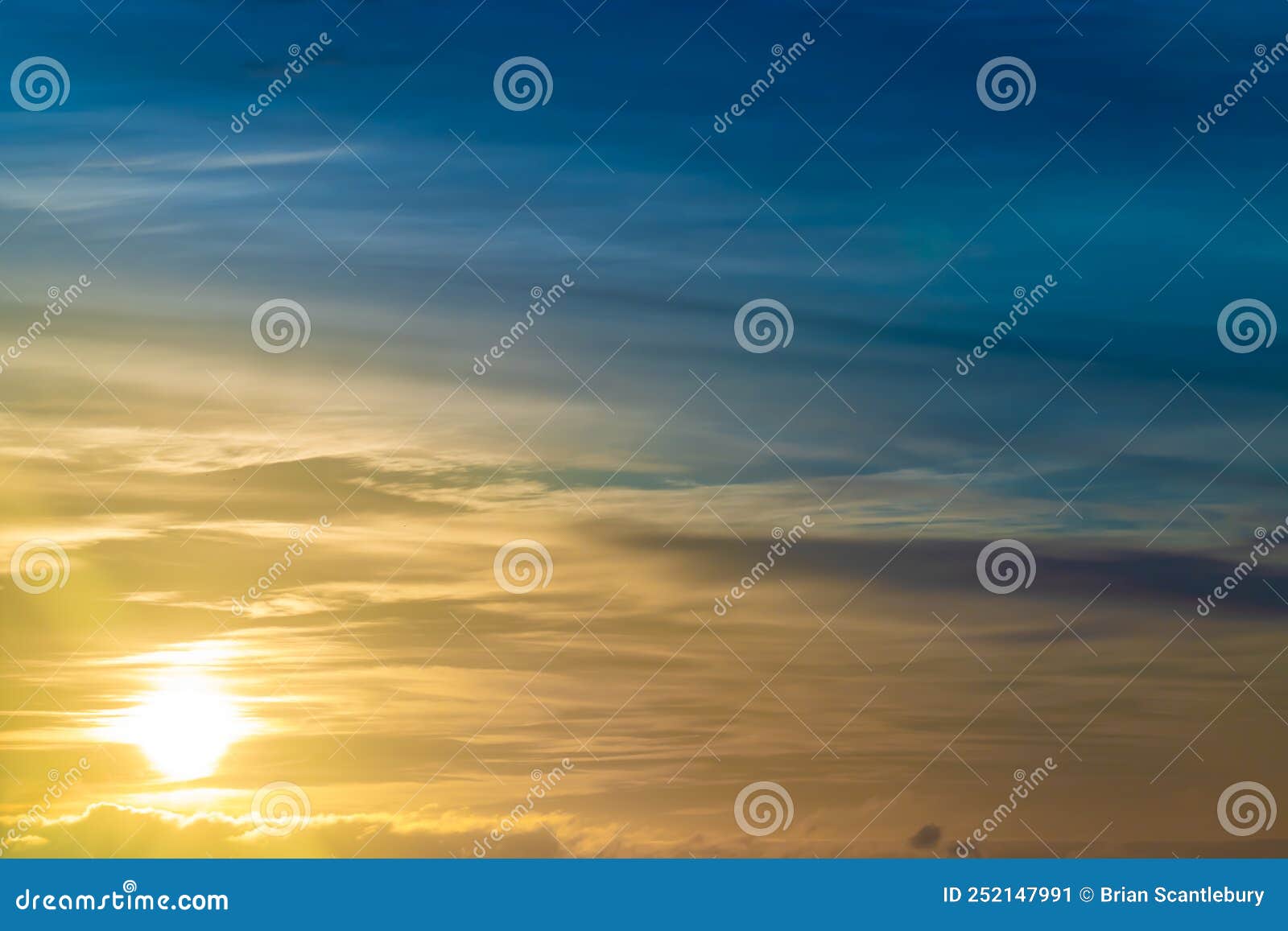 Sunrise through Ethereal Light Cloud Stock Image - Image of heavenly ...