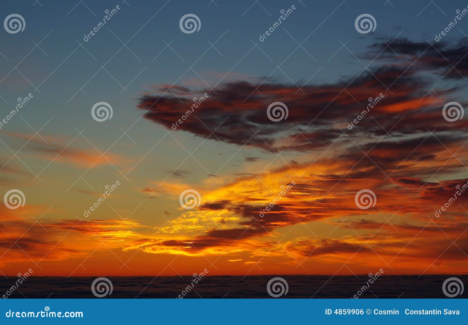 Sunrise on fire stock photo. Image of spectacular, neamt - 4859906