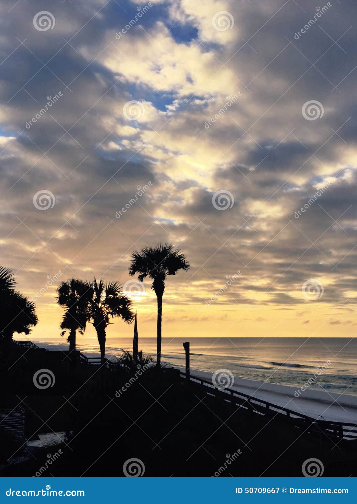 Sunrise in Florida stock image. Image of ocean, sunrise - 50709667