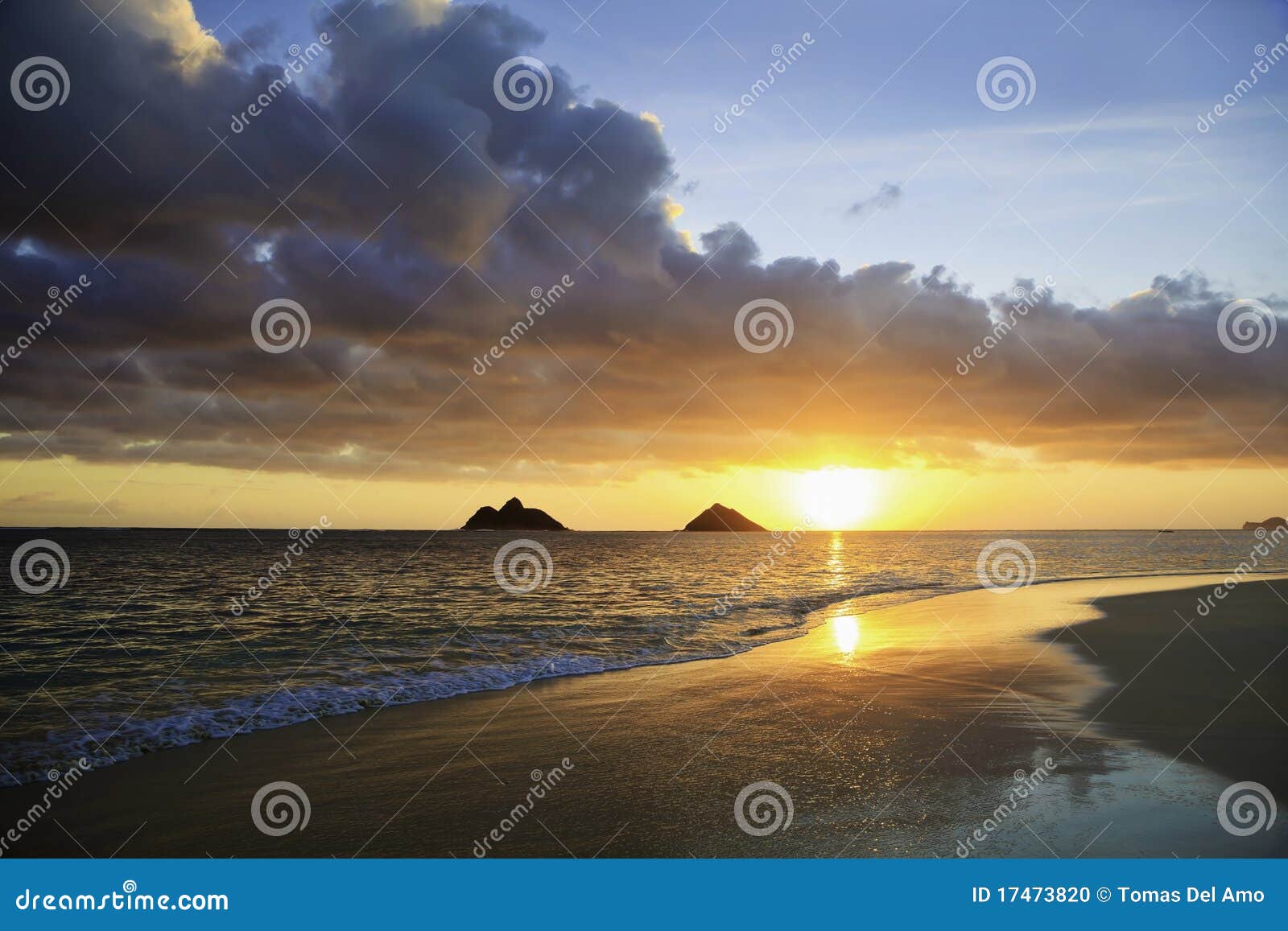Sunrise in hawaii stock photo. Image of tropics, tropical - 17473820