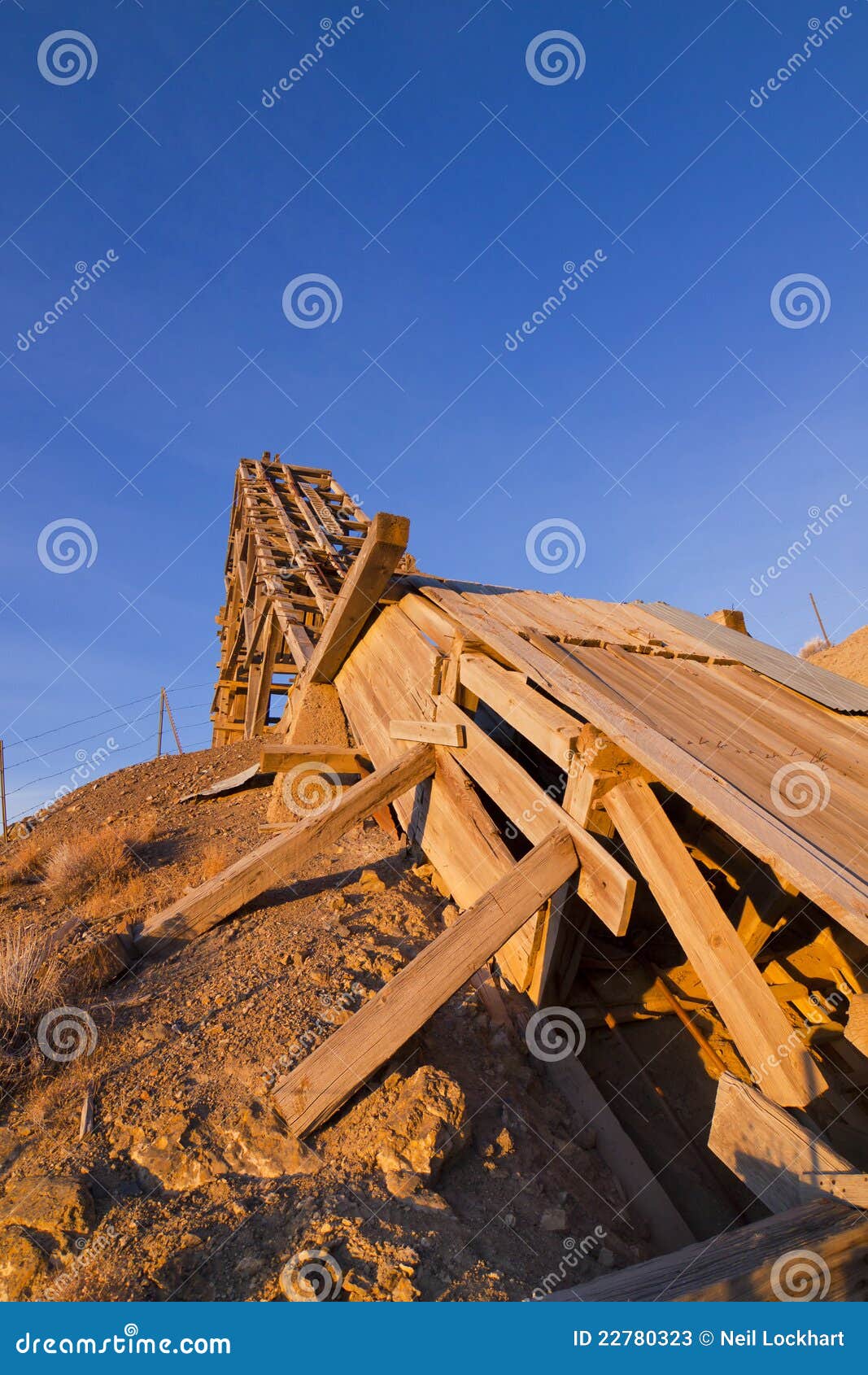 Sunrise Headframe stock image. Image of head, work, place - 22780323