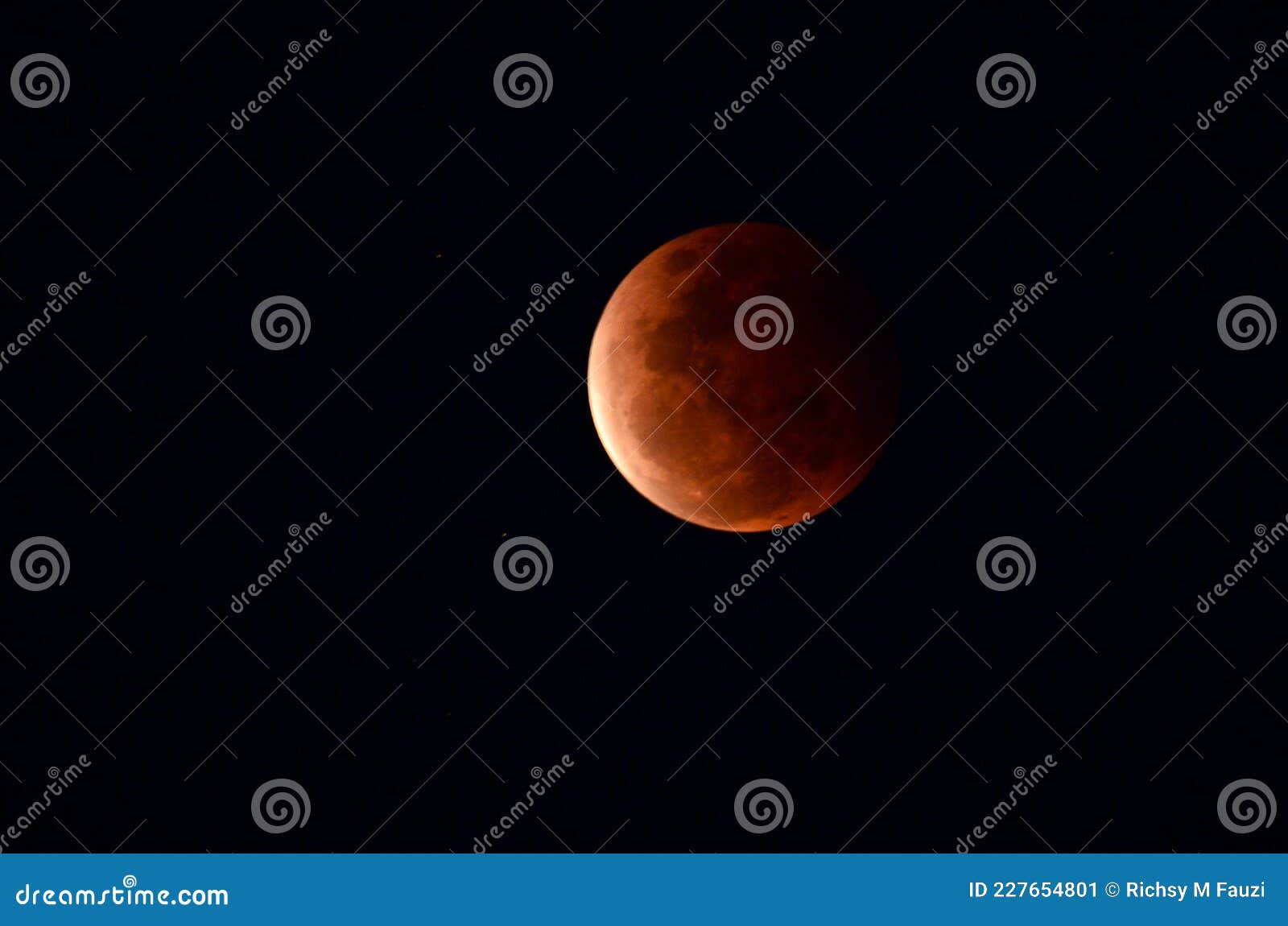 Red Supermoon stock image. Image of view, supermoon - 227654801