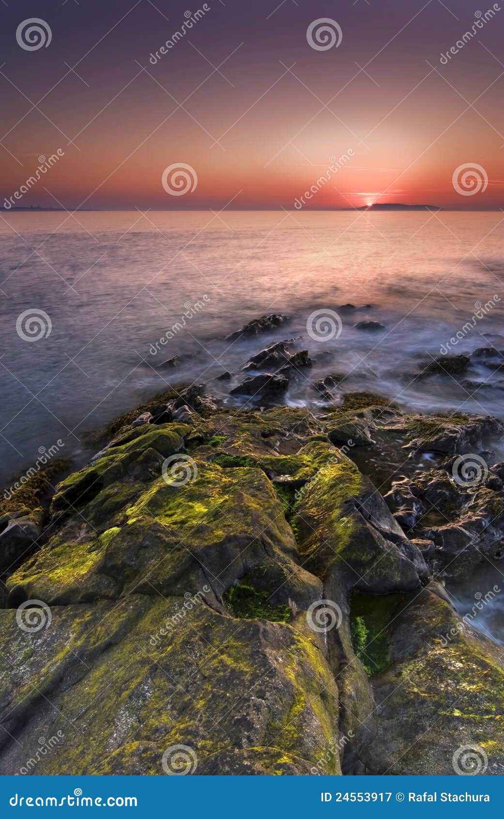 Sunrise in Ireland stock image. Image of stone, evening - 24553917