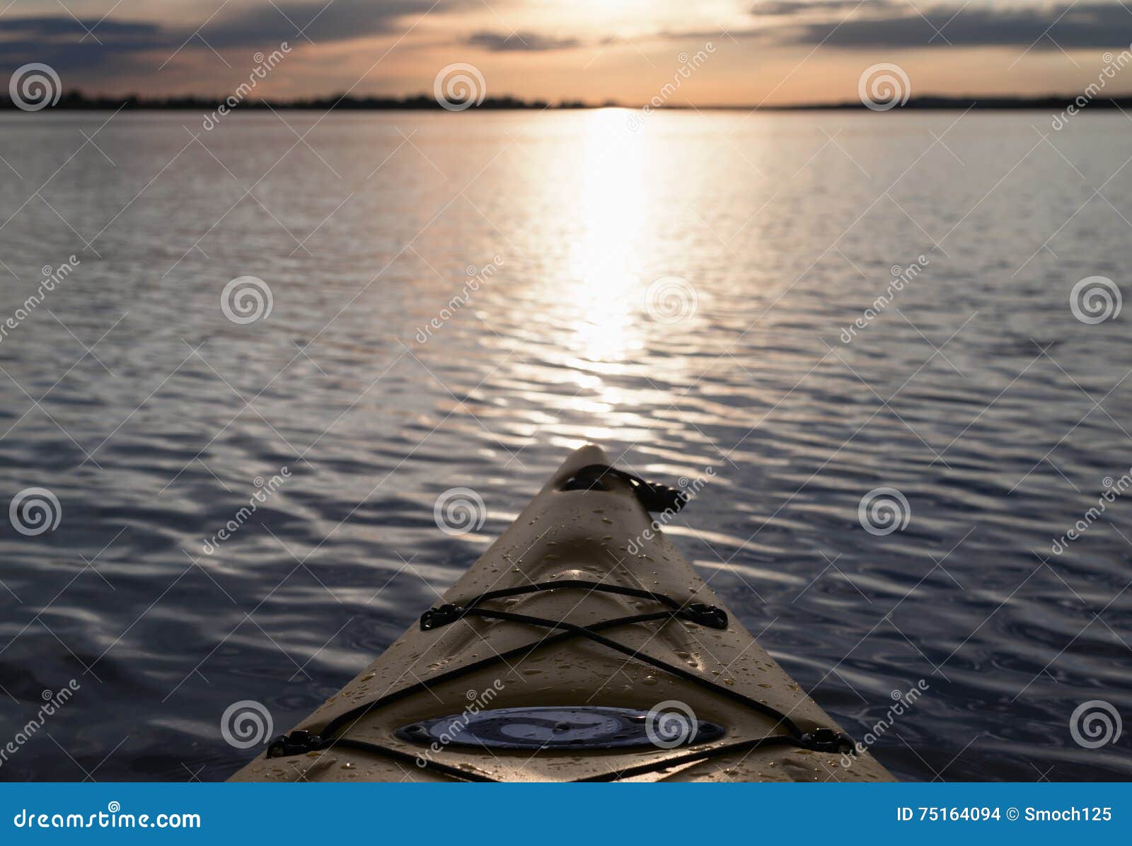 Sunrise Kayaking stock photo. Image of kayaking, nature - 75164094